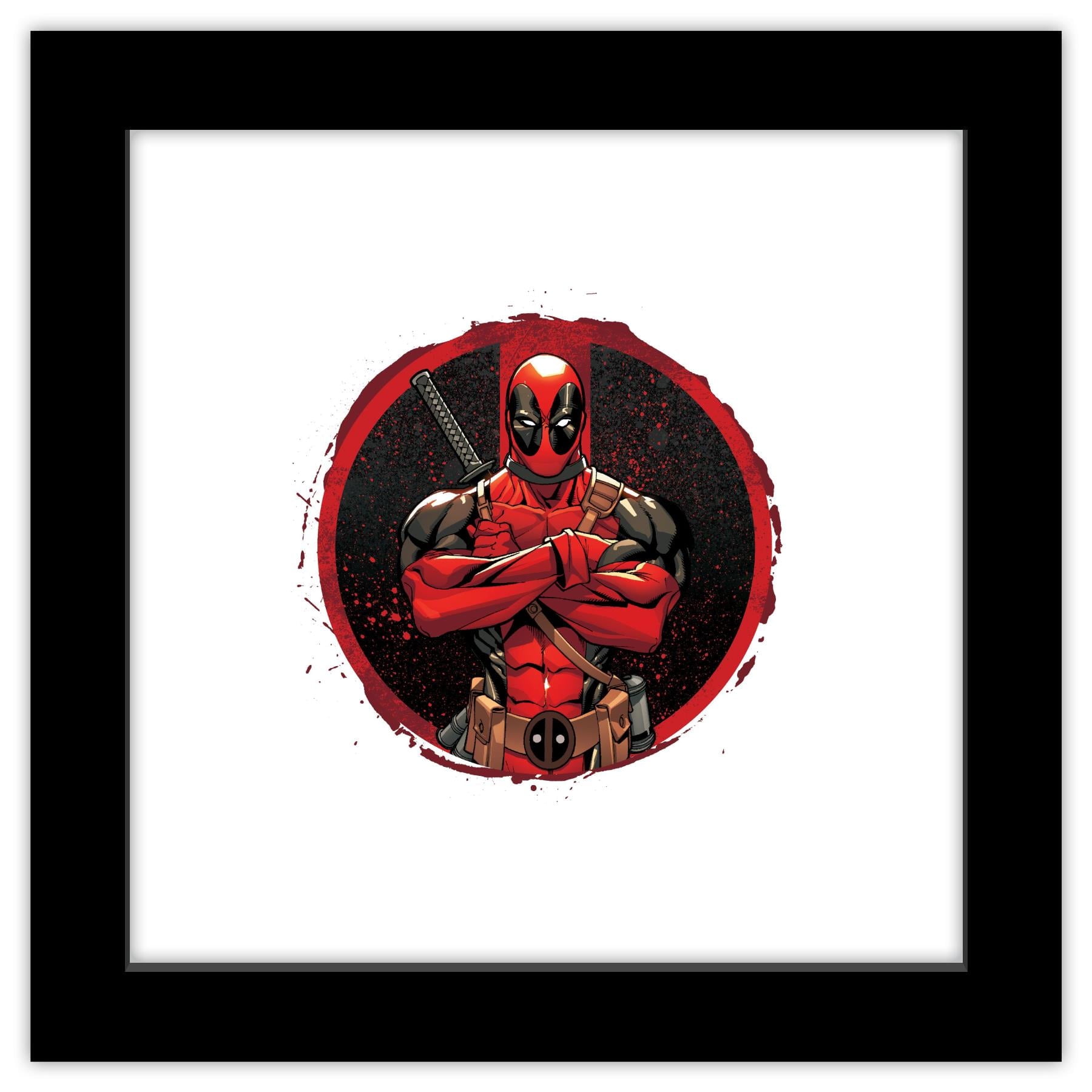 Gallery Pops Marvel Comics - Deadpool - Arms Crossed Badge Wall Art ...