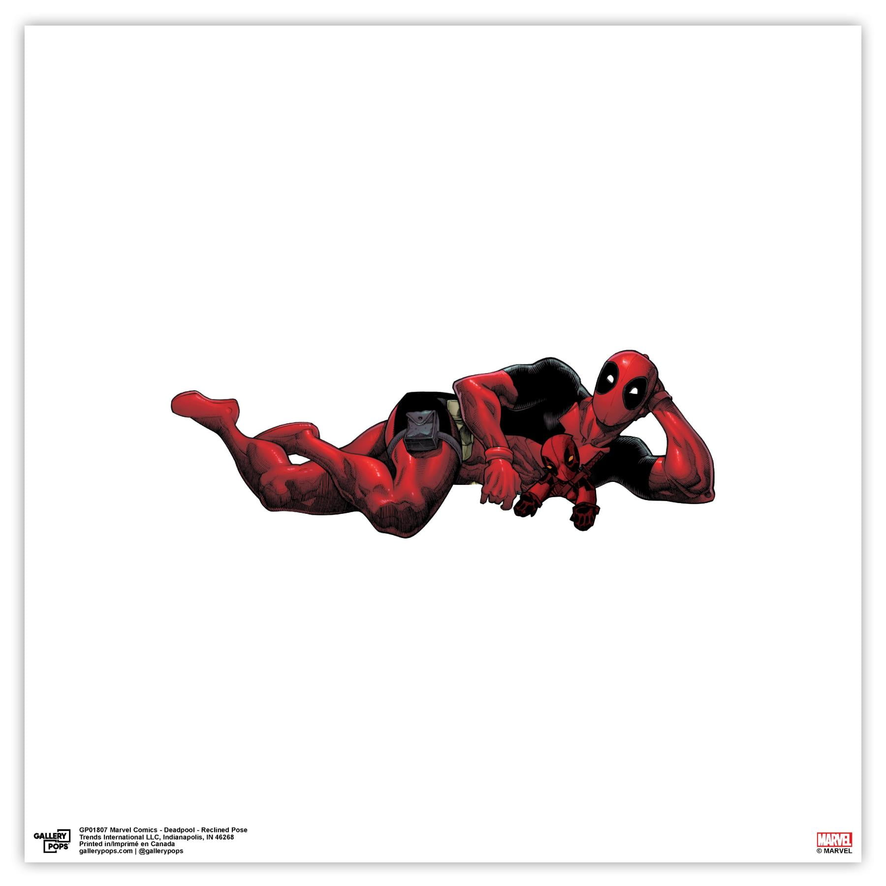 Gallery Pops Marvel Comics - Deadpool - Reclined Pose Wall Art ...