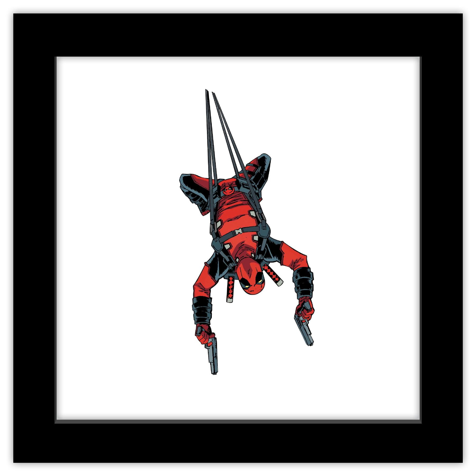 Gallery Pops Marvel Comics - Deadpool - Upside Down Wall Art, Black ...