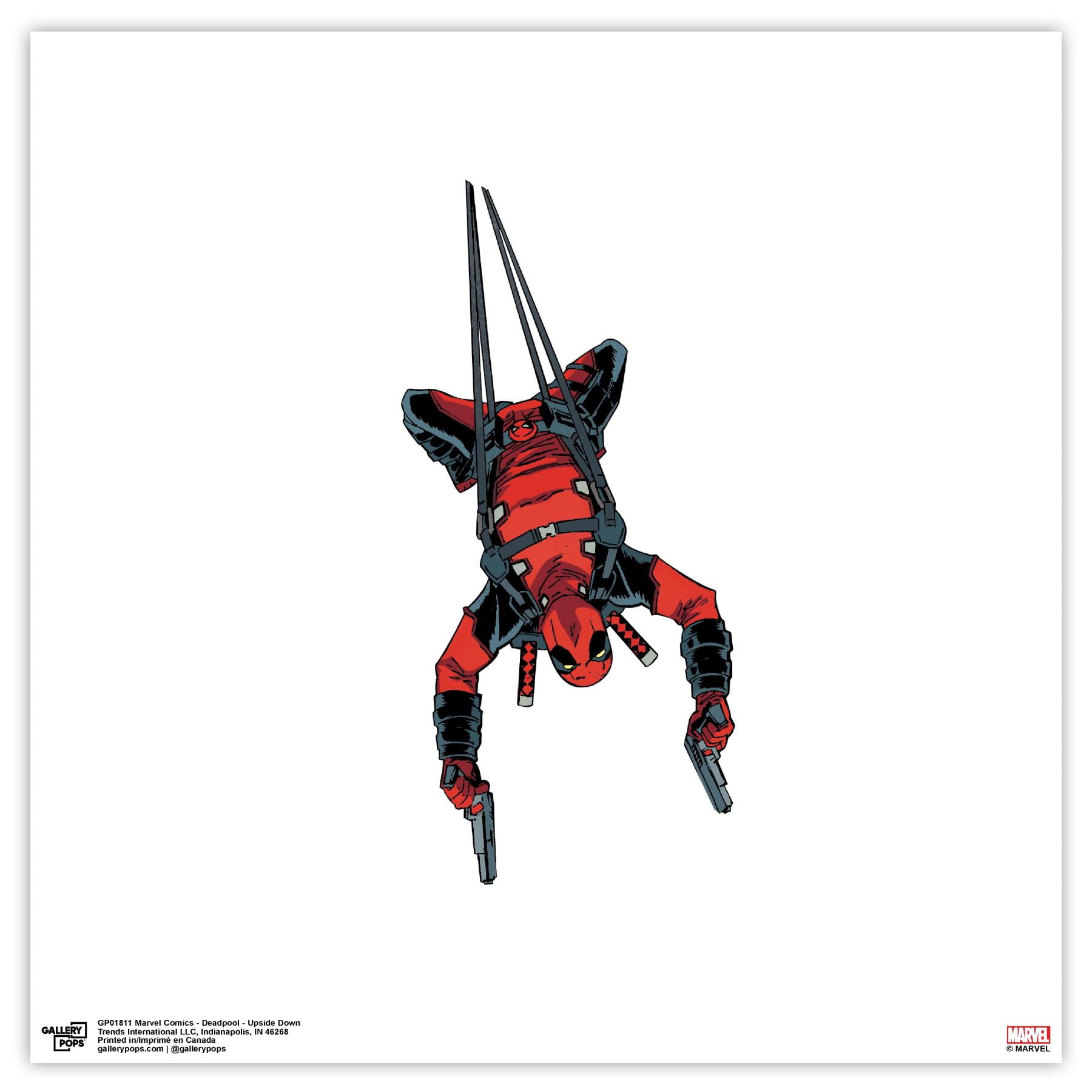 Gallery Pops Marvel Comics - Deadpool - Upside Down Wall Art, Unframed ...
