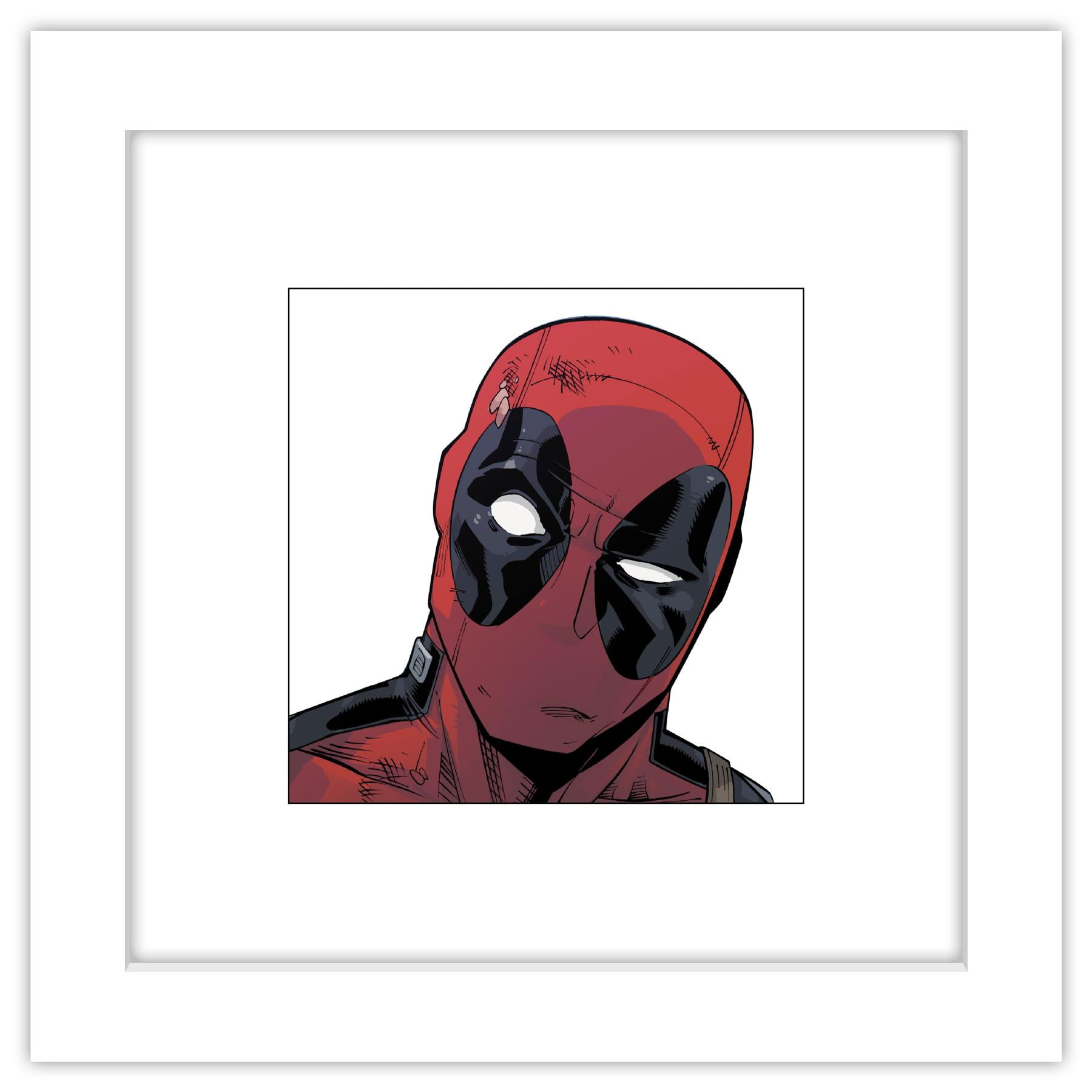 Gallery Pops Marvel Comics - Deadpool - Wink Portrait Wall Art, White ...