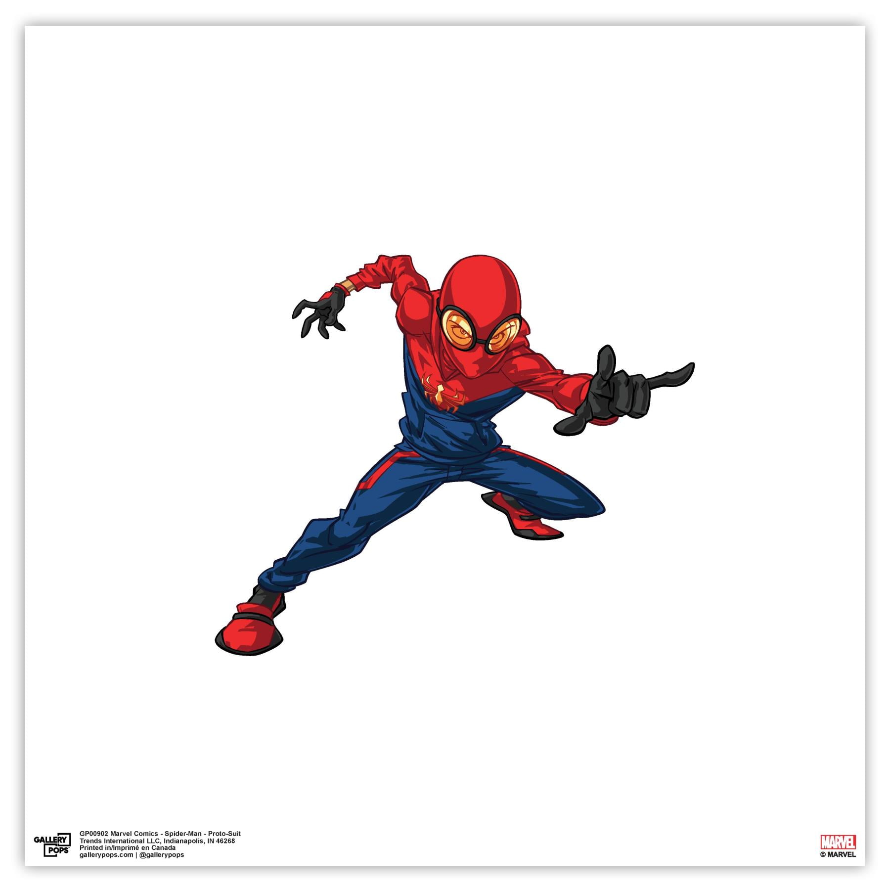 Gallery Pops Marvel Comics Spider-Man - Proto-Suit Wall Art, Unframed ...