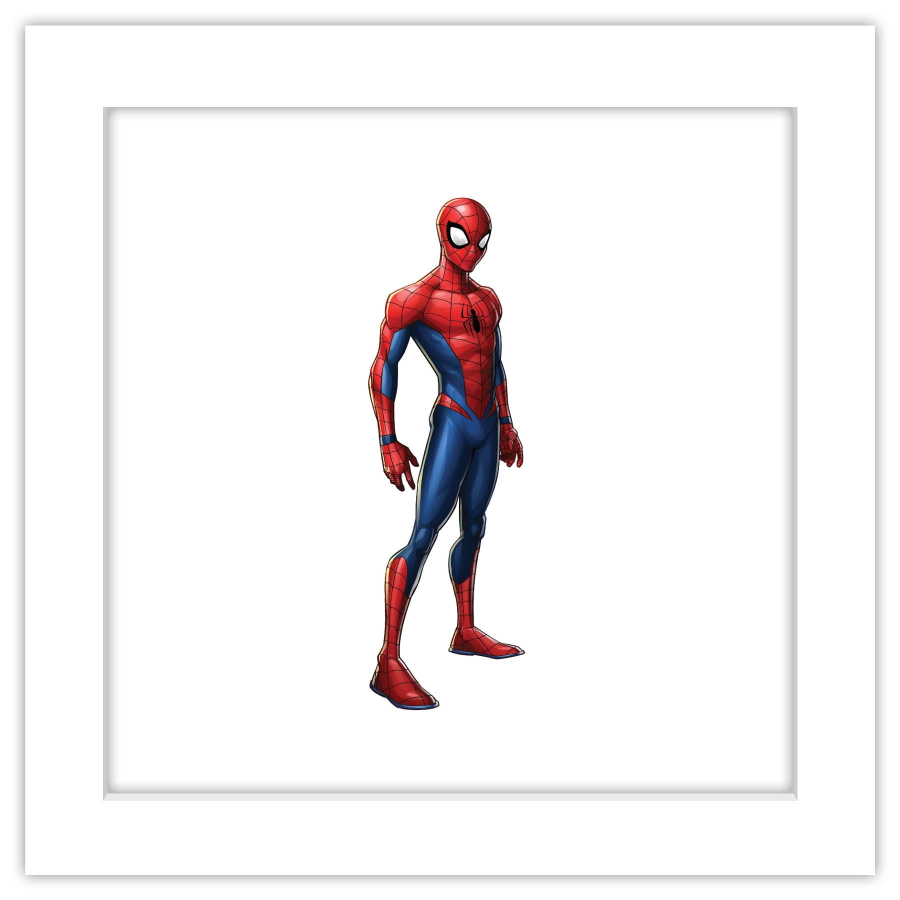 Gallery Pops Marvel Comics Spider-Man - Standing Pose Wall Art, White ...
