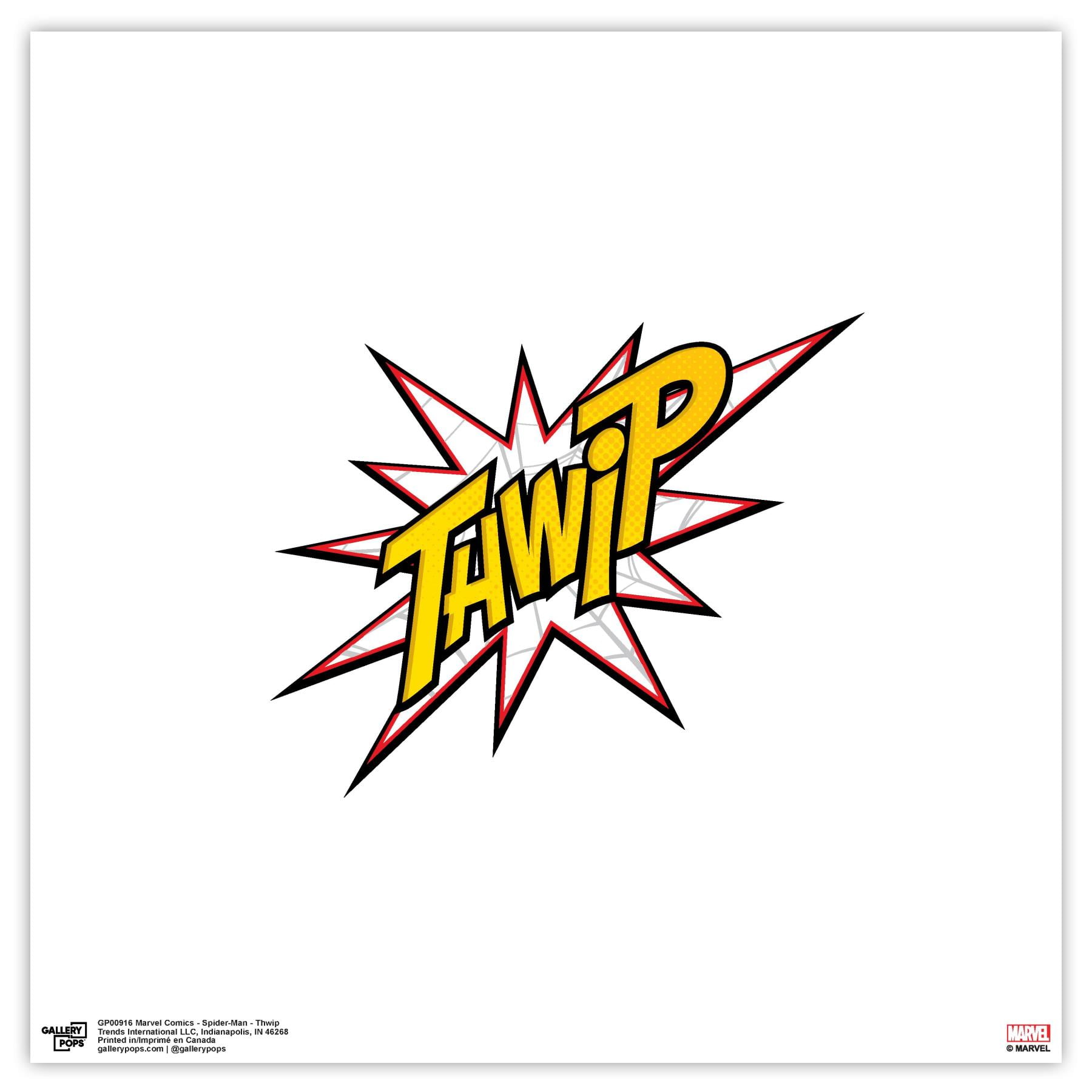 Gallery Pops Marvel Comics Spider-Man - Thwip Wall Art, Unframed ...