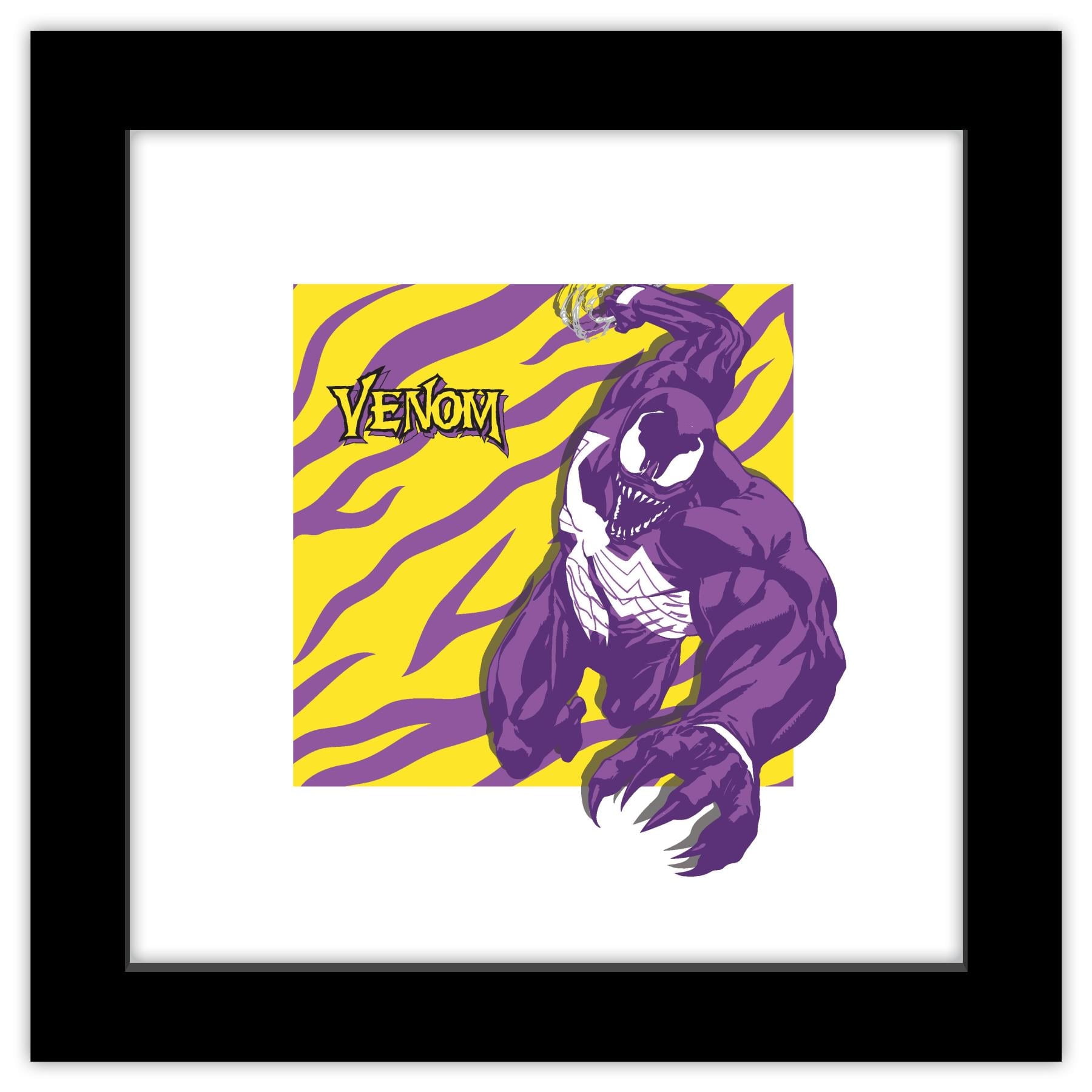 Gallery Pops Marvel Comics Venom - Running Wild Wall Art, Black Framed ...