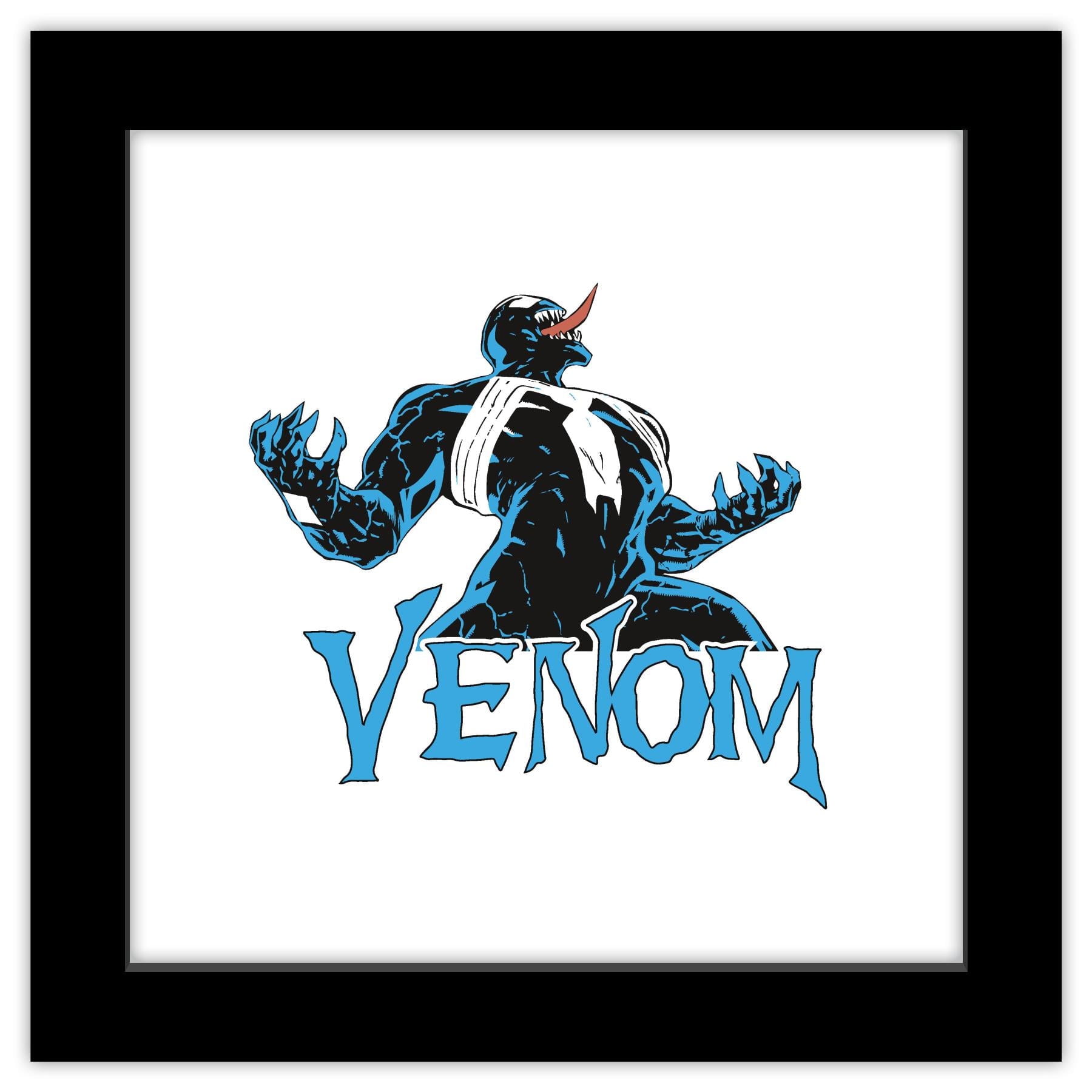 Gallery Pops Marvel Comics Venom - Symbiote Badge Wall Art, Black ...