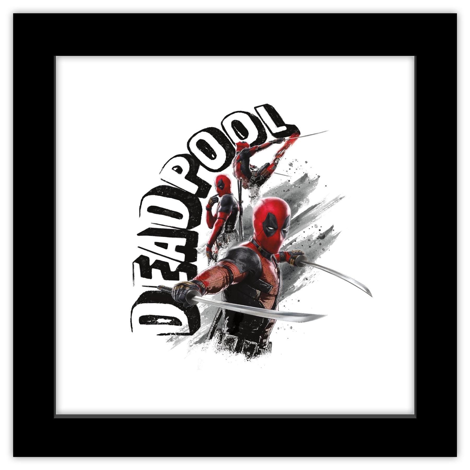 Gallery Pops Marvel Deadpool & Wolverine - Deadpool Action Text Wall ...