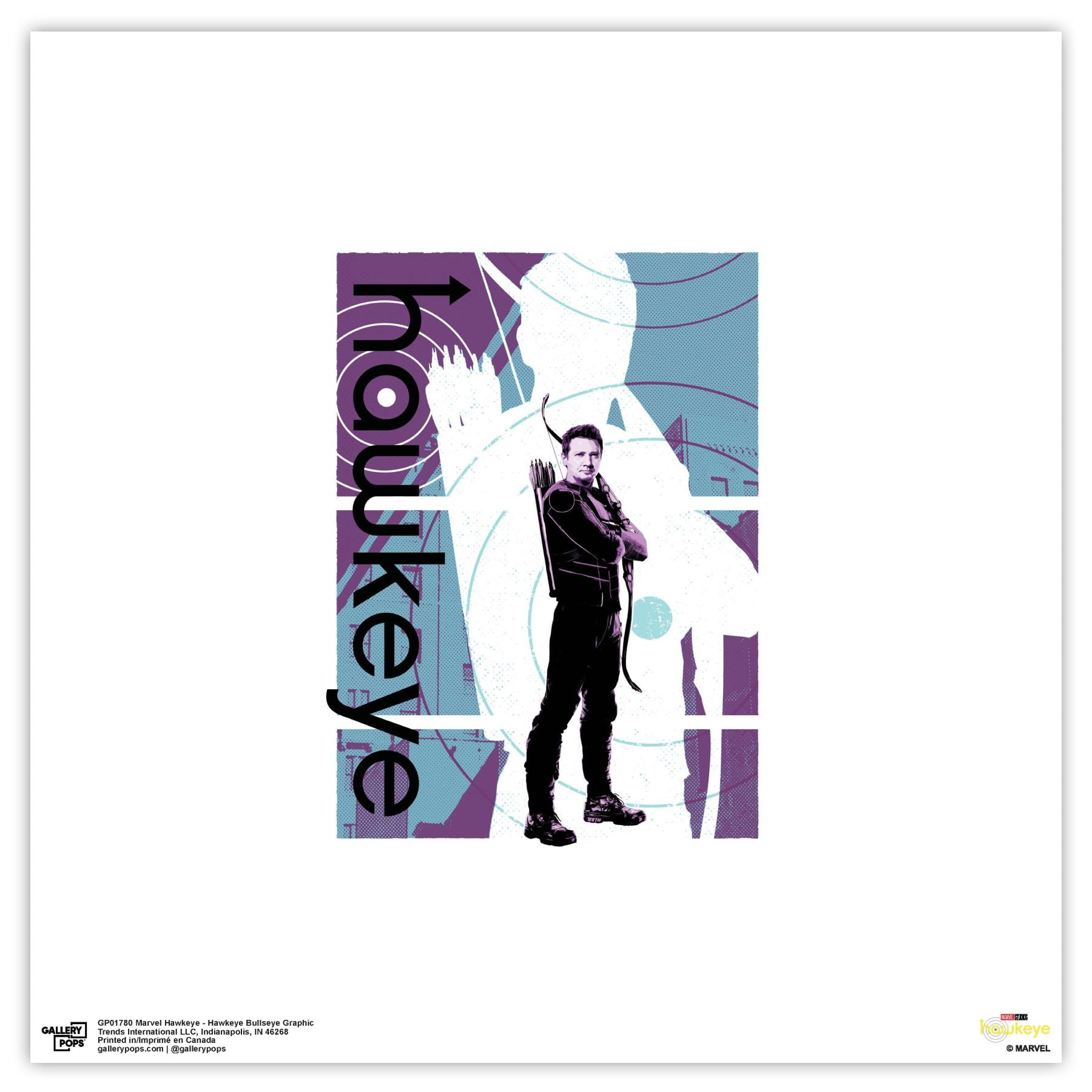 Gallery Pops Marvel Hawkeye - Hawkeye Bullseye Graphic Wall Art ...