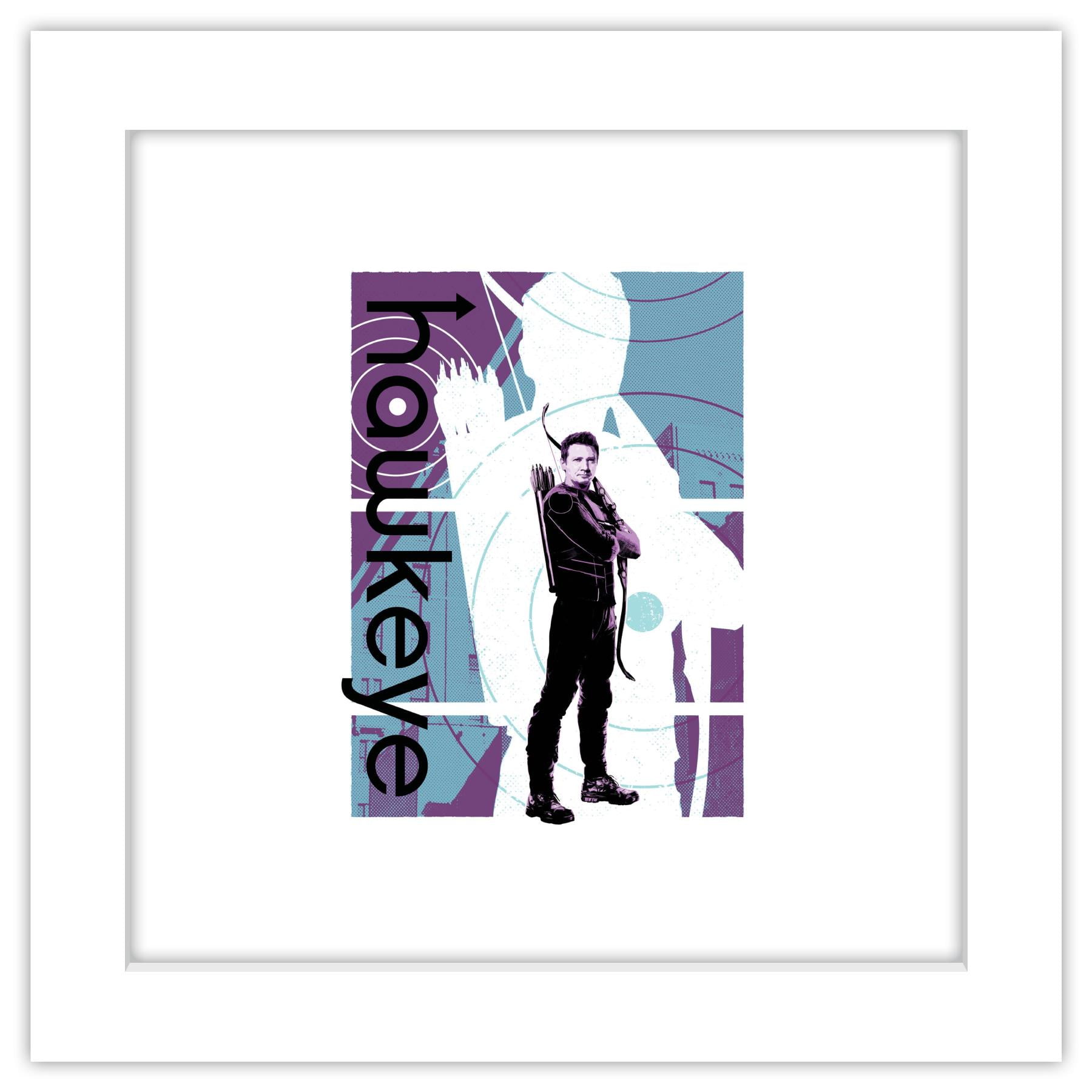 Gallery Pops Marvel Hawkeye - Hawkeye Bullseye Graphic Wall Art, White ...
