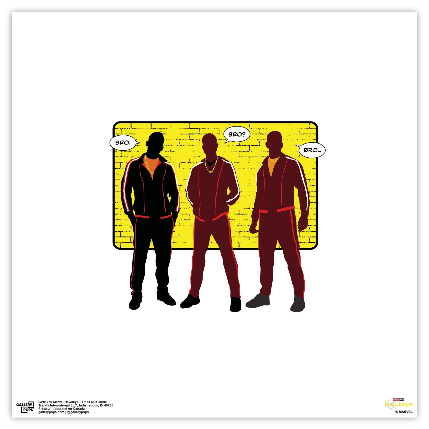 Gallery Pops Marvel Hawkeye - Track Suit Mafia Wall Art, Unframed ...