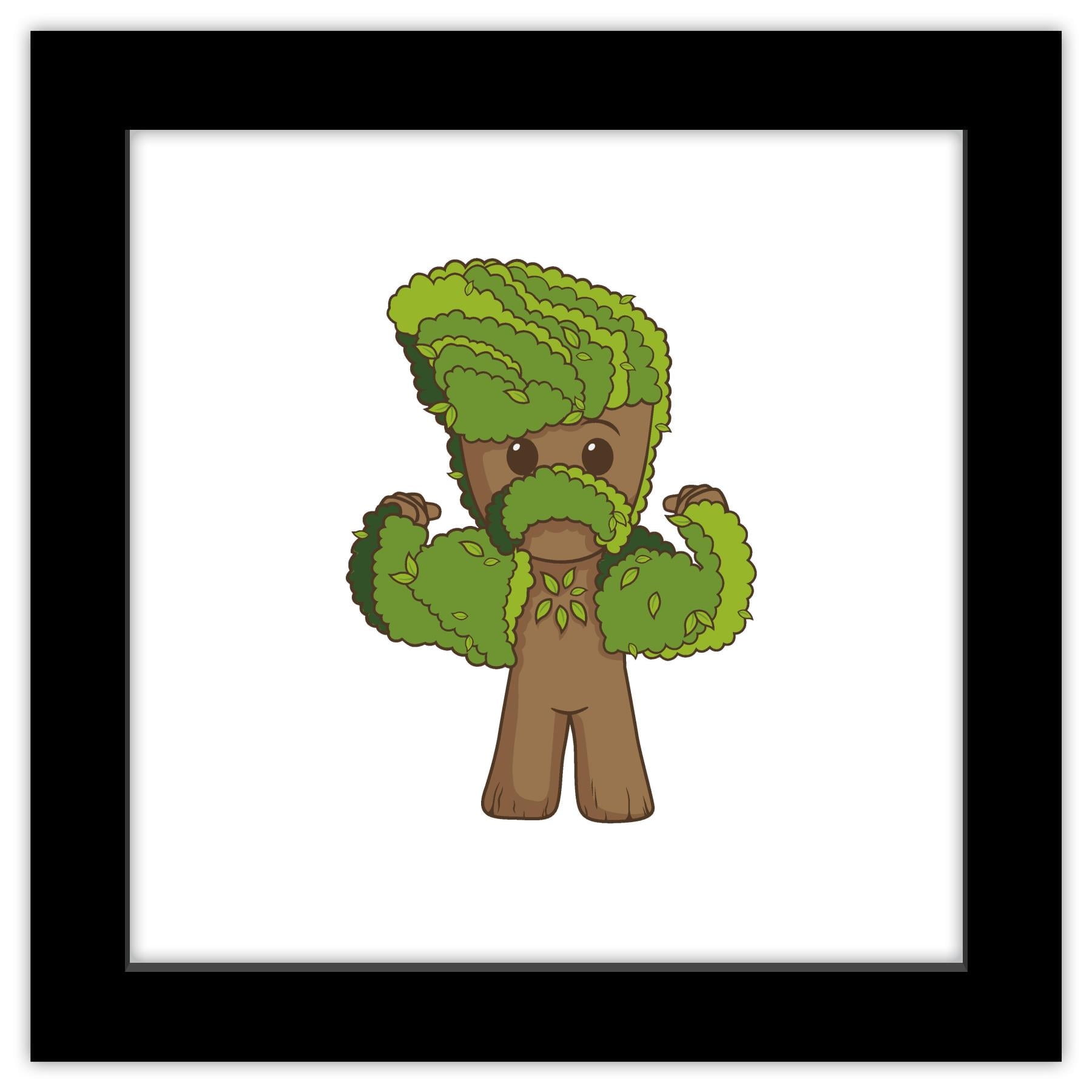 Gallery Pops Marvel I Am Groot - Baby Groot Hair Illustrated Wall Art ...