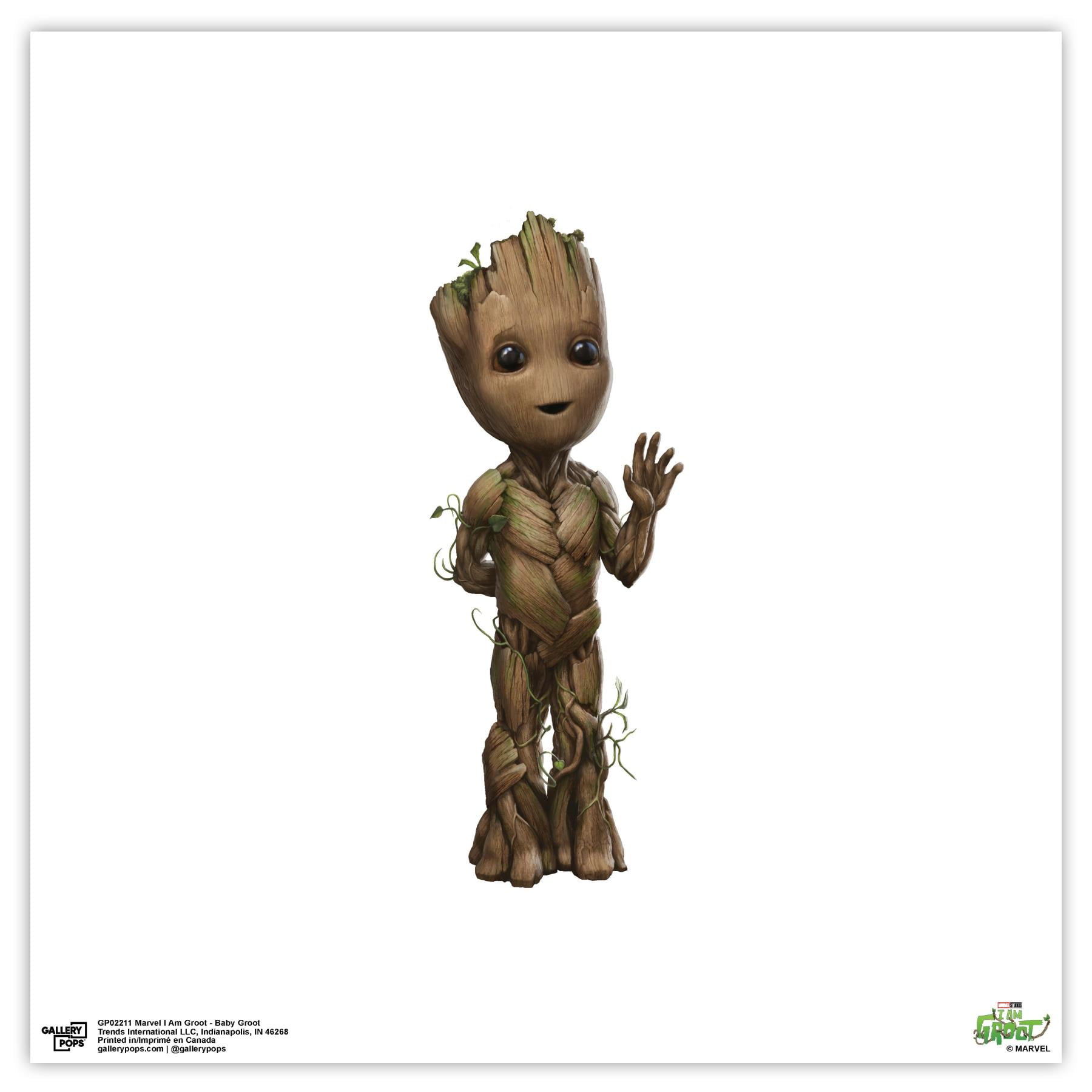 Gallery Pops Marvel I Am Groot - Baby Groot Wall Art, Unframed Version ...