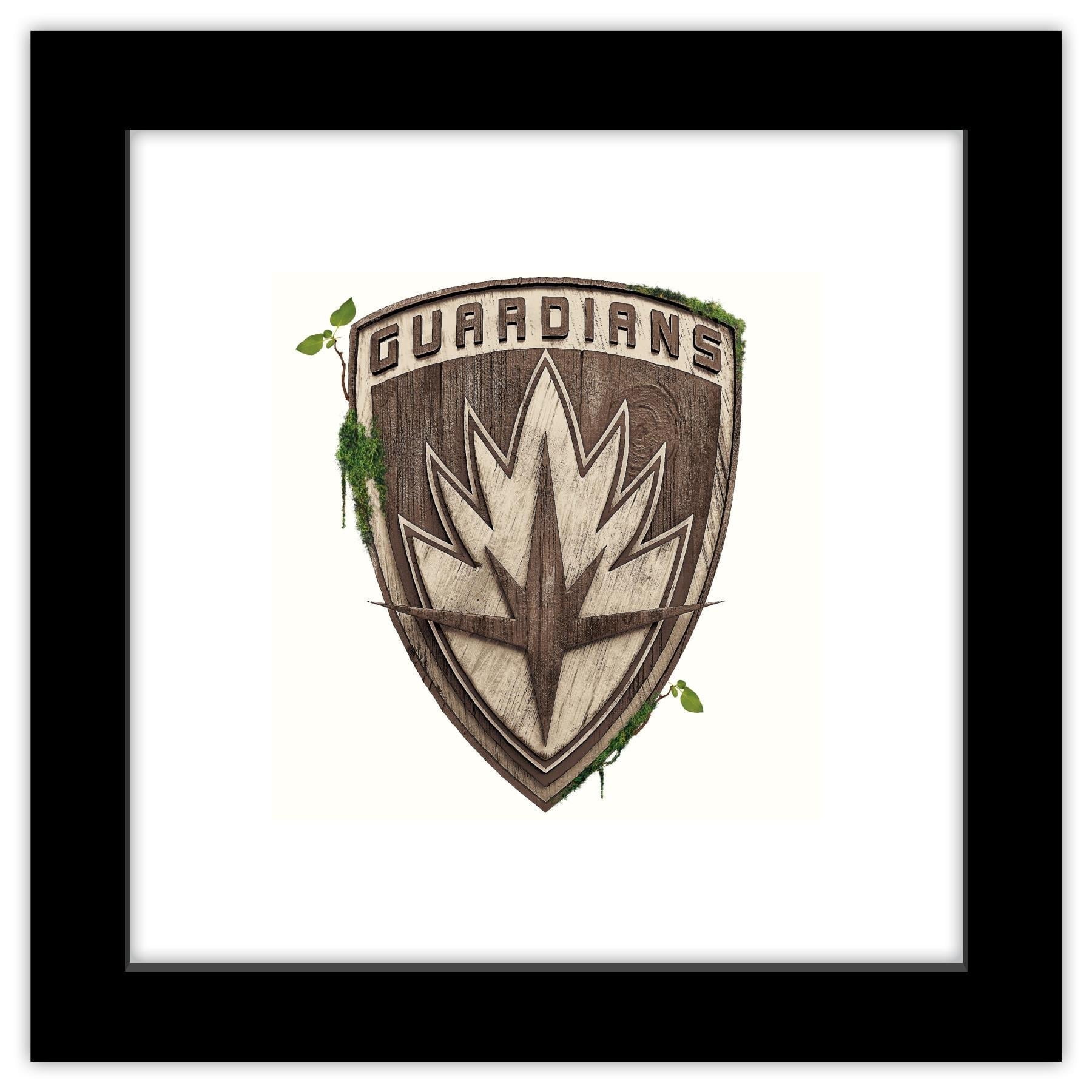 Gallery Pops Marvel I Am Groot - Guardians Shield Wall Art, Black ...
