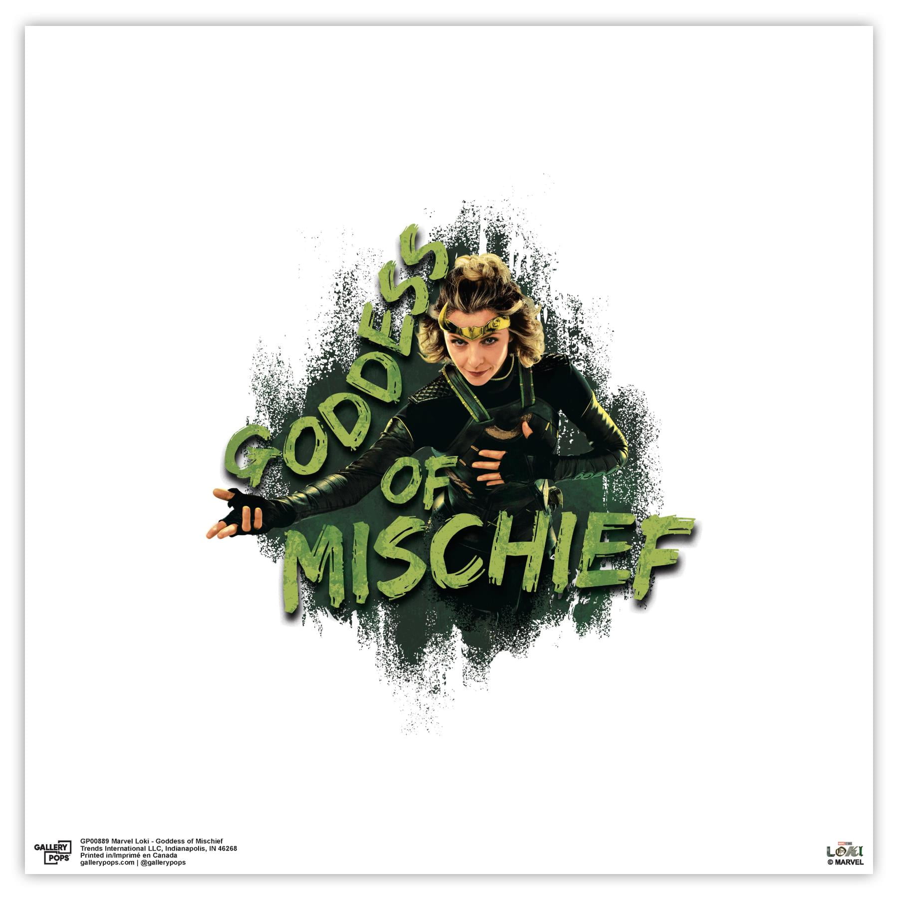 Gallery Pops Marvel Loki - Goddess of Mischief Wall Art, Unframed ...