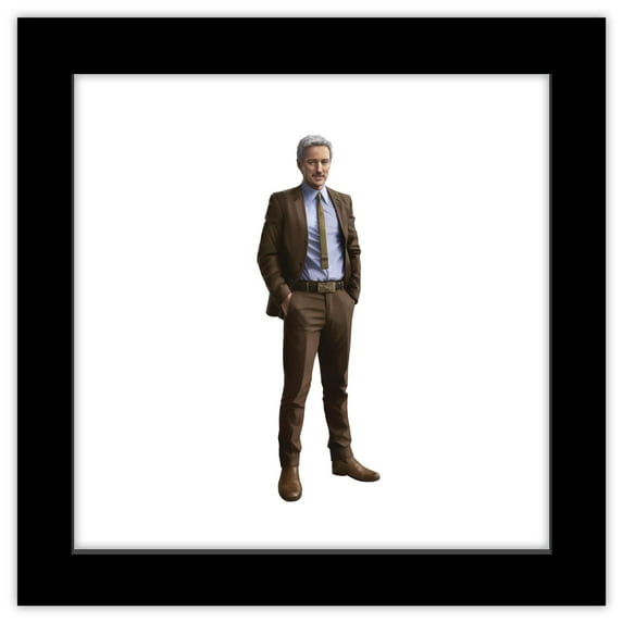 Gallery Pops Marvel Loki - Mobius Wall Art, Black Framed Version, 12" x ...