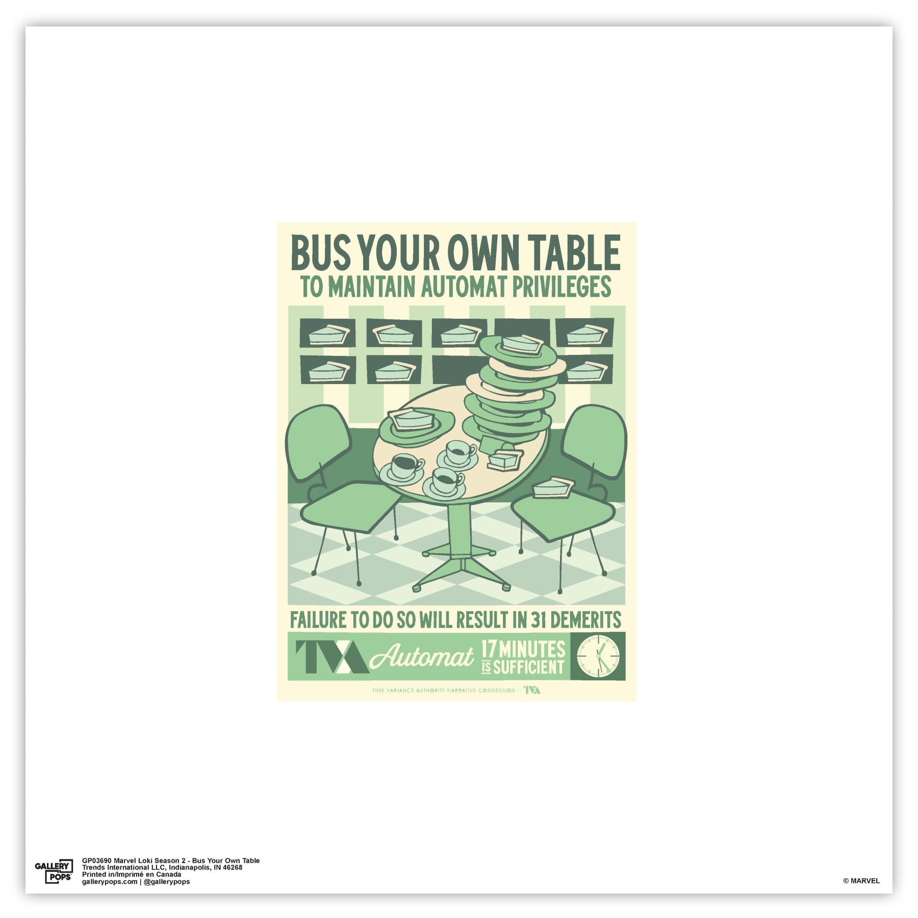 Gallery Pops Marvel Loki (TV Series) - Bus Your Own Table Wall Art ...