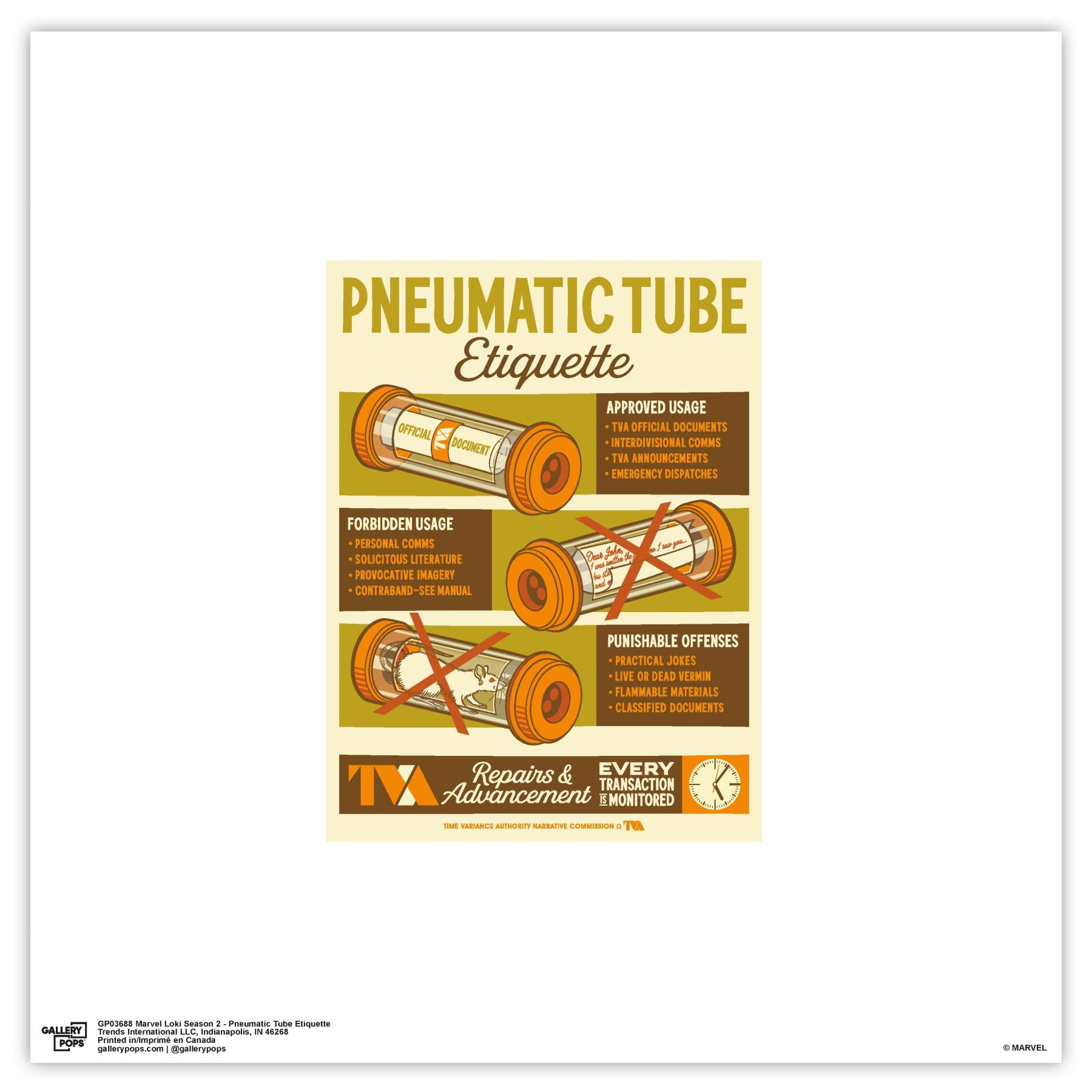 Gallery Pops Marvel Loki (TV Series) - Pneumatic Tube Etiquette Wall ...