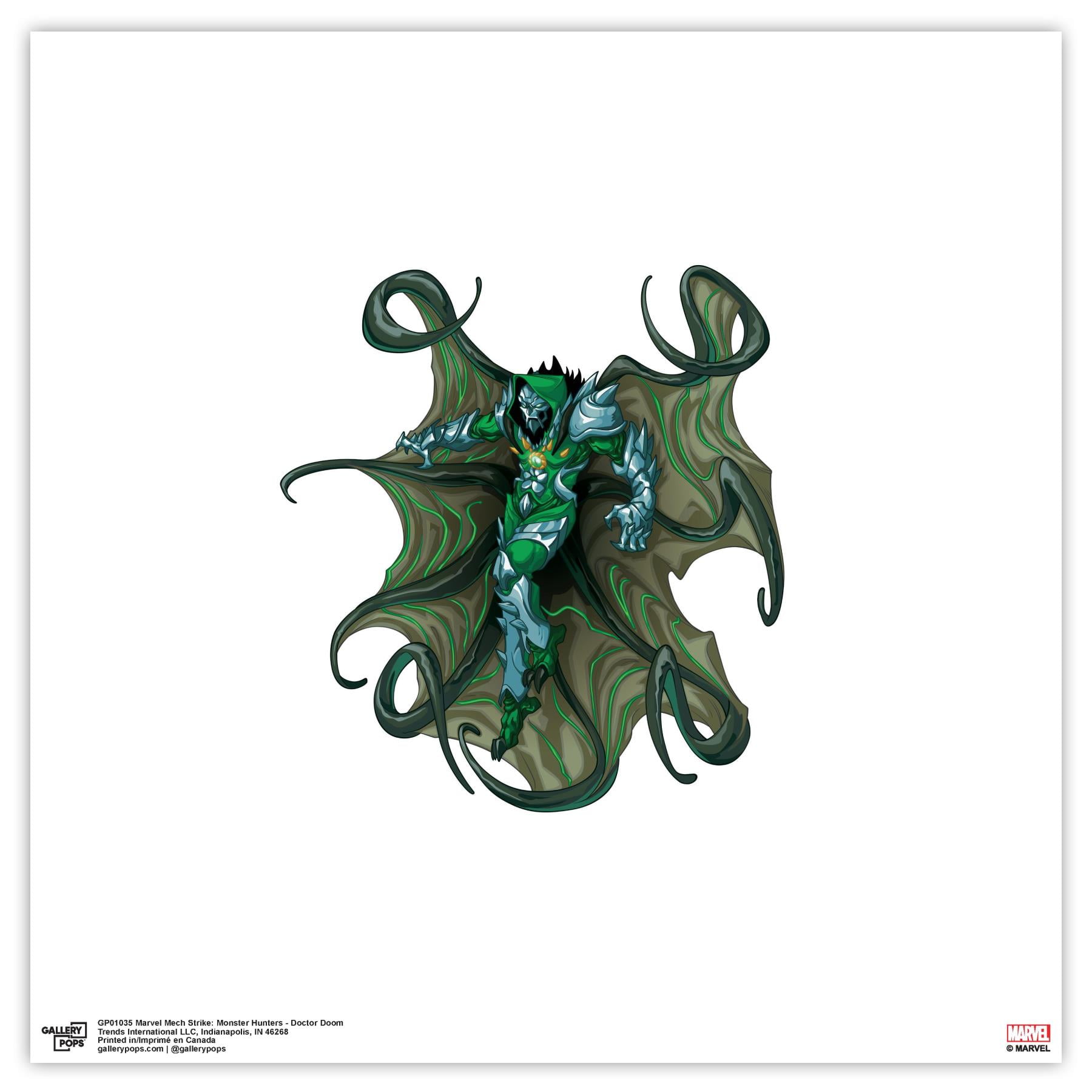 Gallery Pops Marvel Mech Strike: Monster Hunters - Doctor Doom Wall Art ...