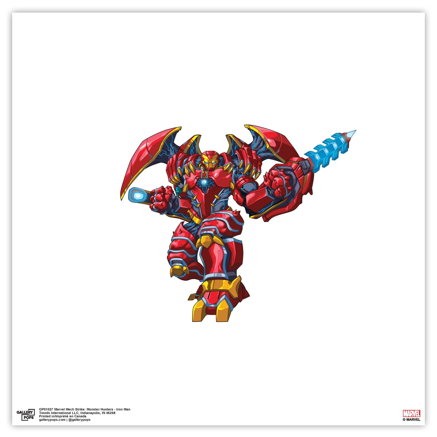 Gallery Pops Marvel Mech Strike: Monster Hunters - Iron Man Wall Art ...