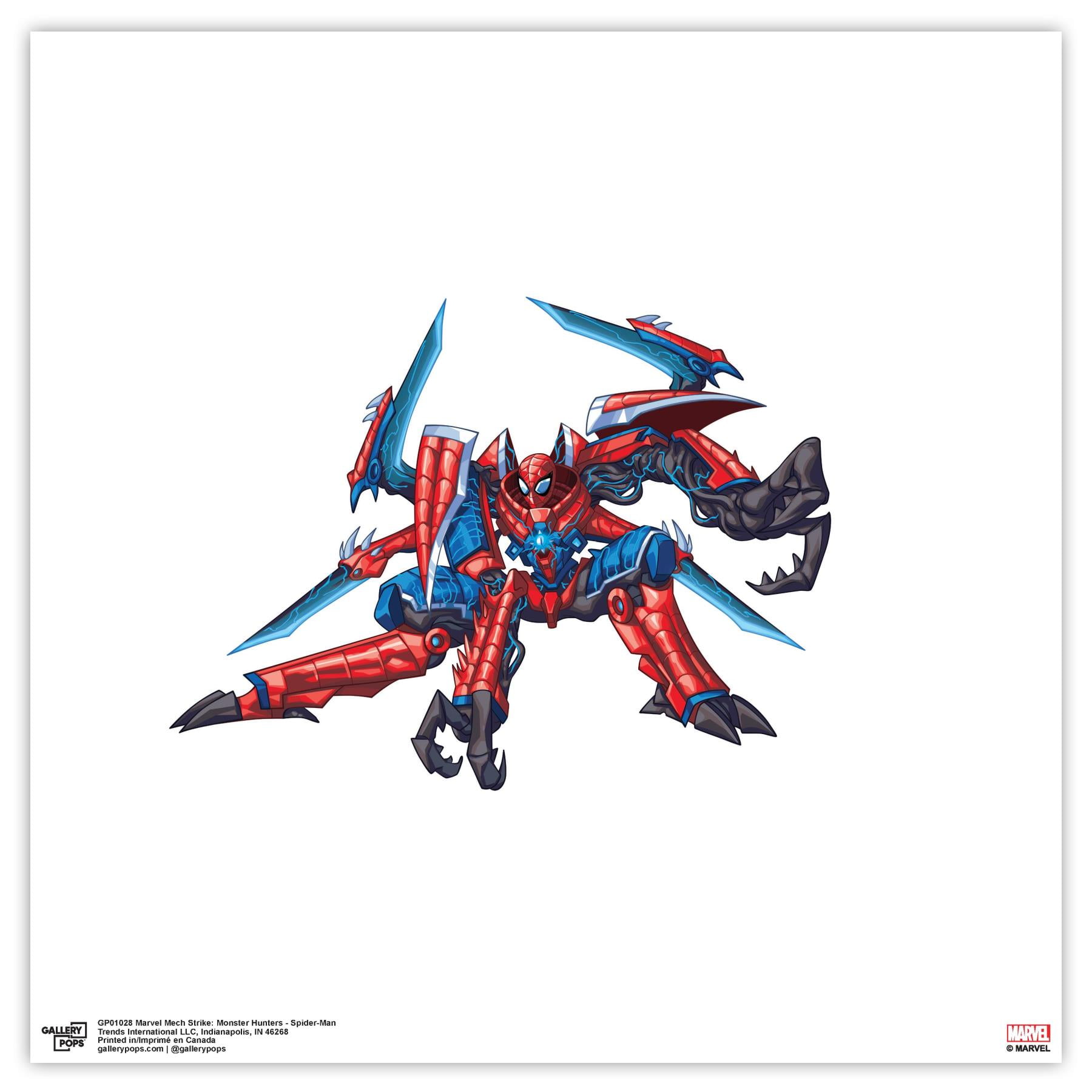 Gallery Pops Marvel Mech Strike: Monster Hunters - Spider-Man Wall Art ...