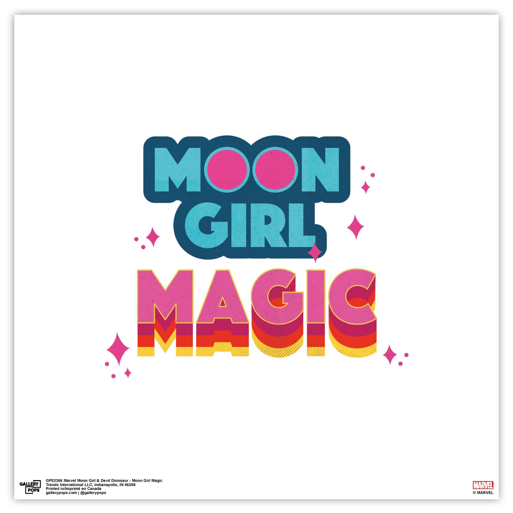 Gallery Pops Marvel Moon Girl And Devil Dinosaur - Moon Girl Magic Wall ...