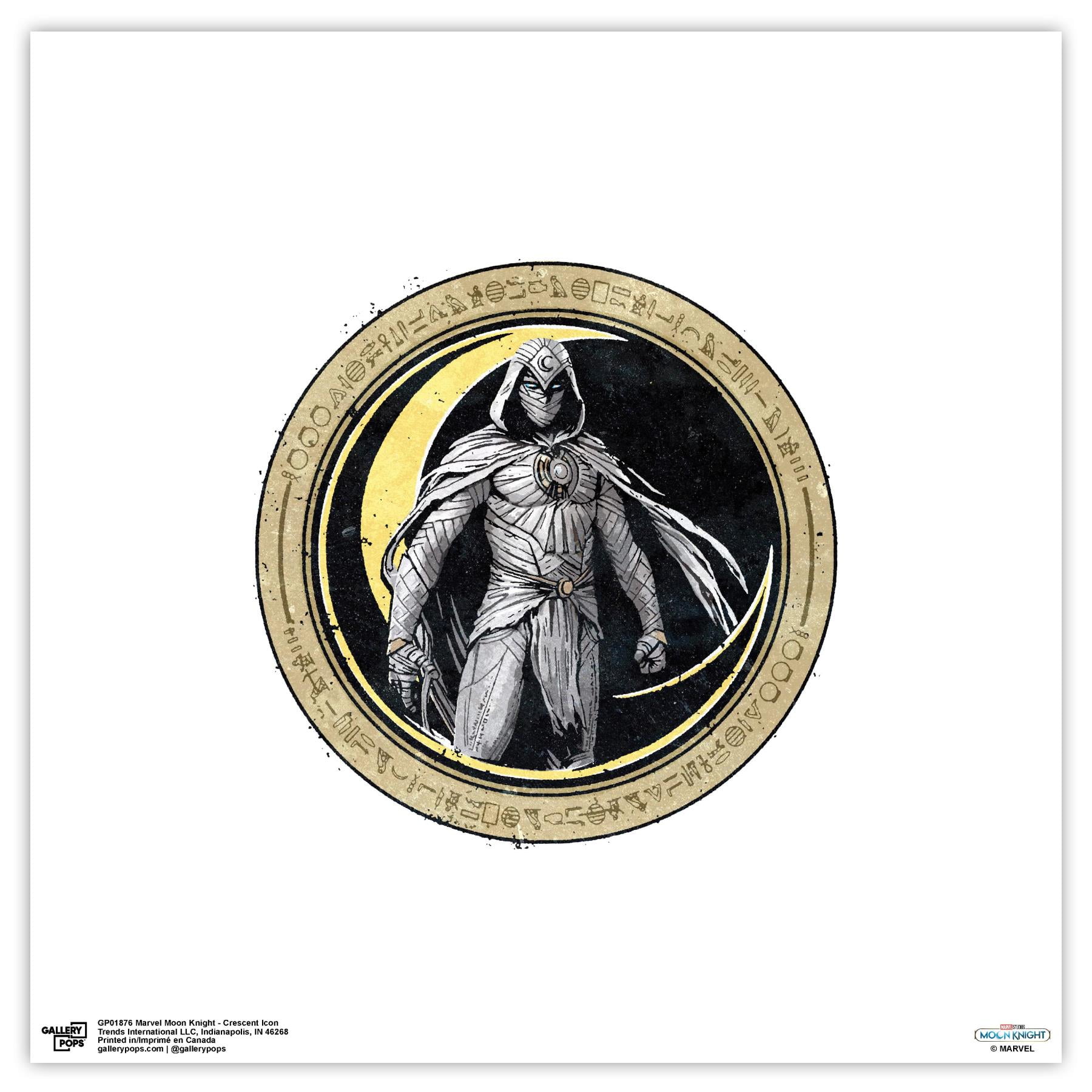 Gallery Pops Marvel Moon Knight - Crescent Icon Wall Art, Unframed ...