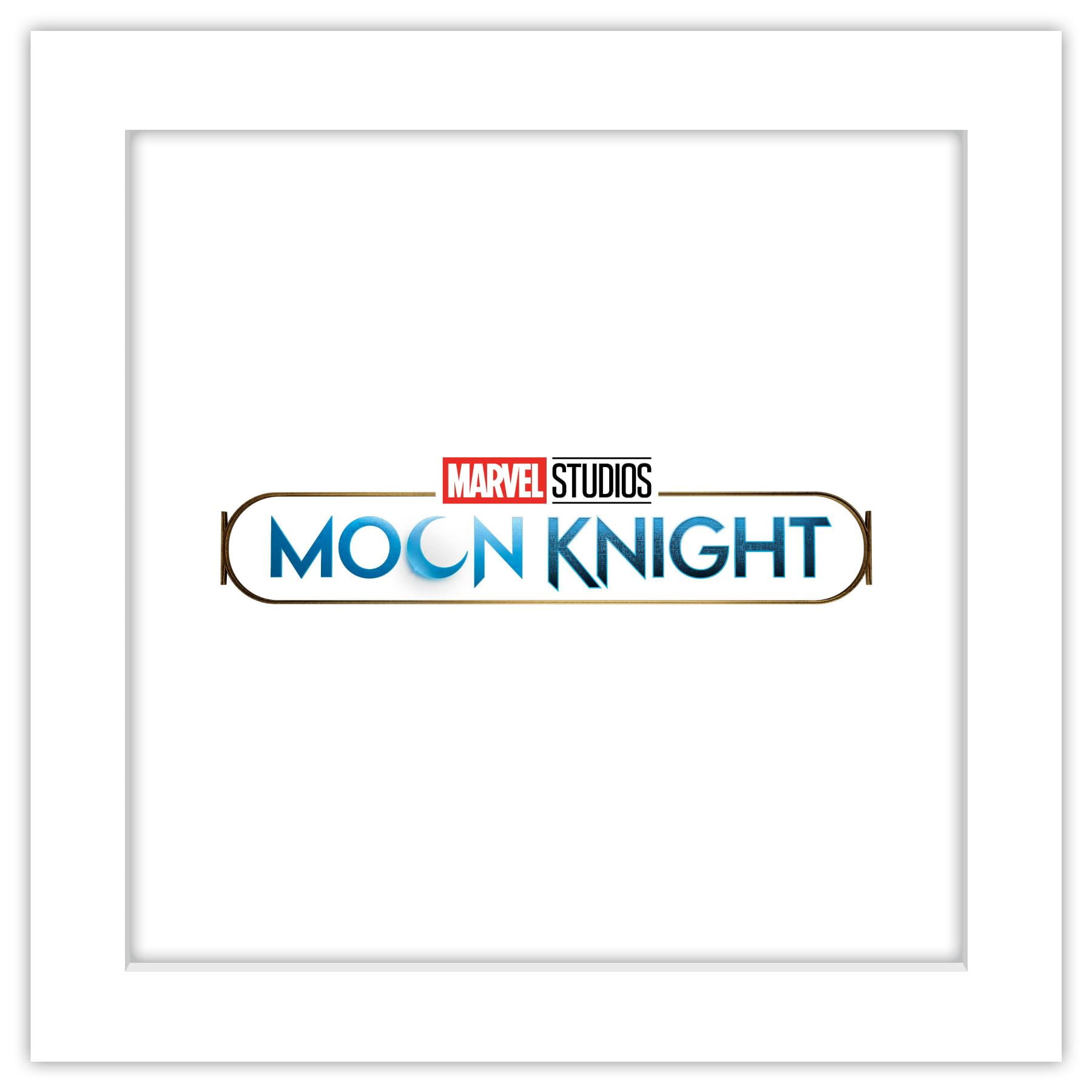 Gallery Pops Marvel Moon Knight - Logo Wall Art, White Framed Version ...
