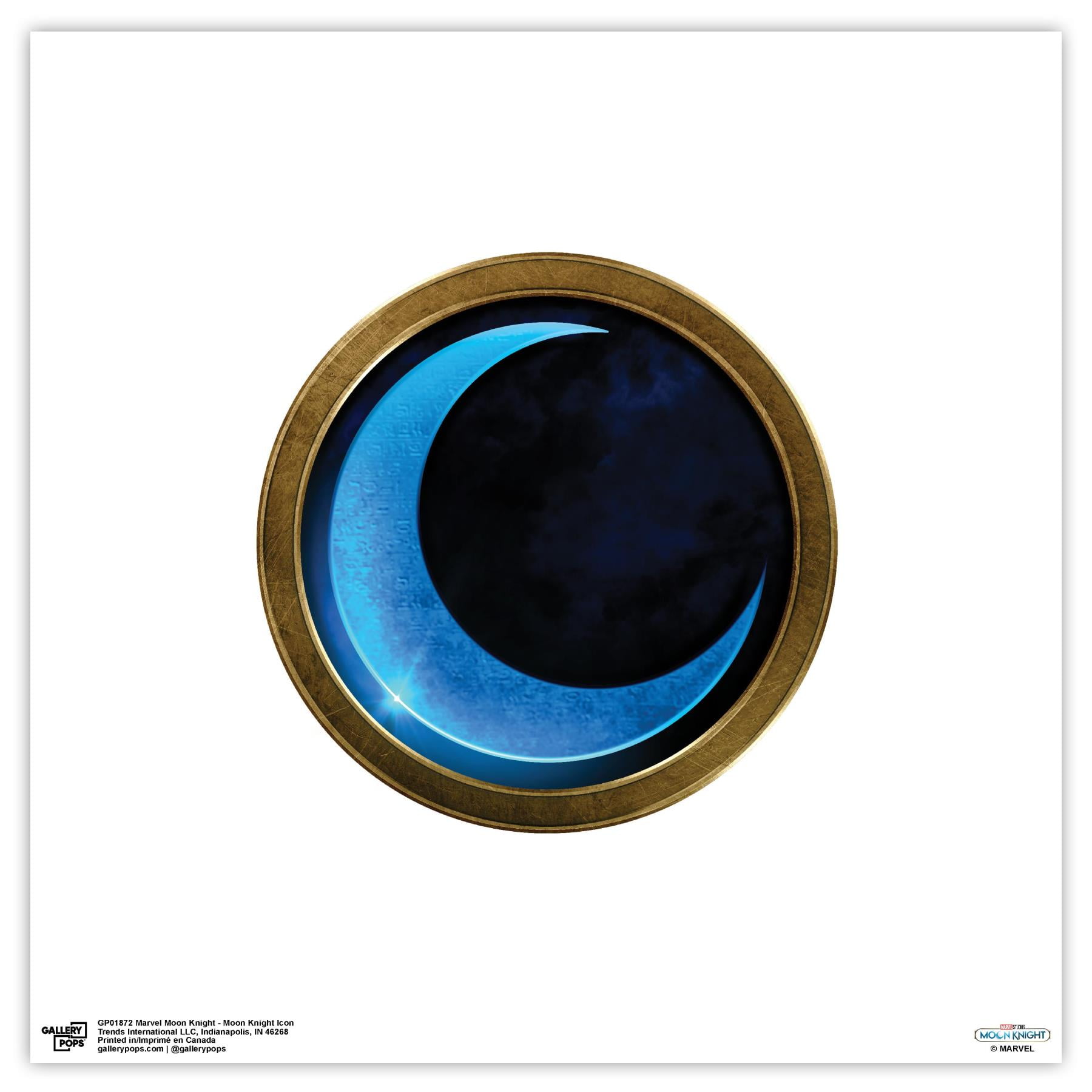 Gallery Pops Marvel Moon Knight - Moon Knight Icon Wall Art, Unframed ...