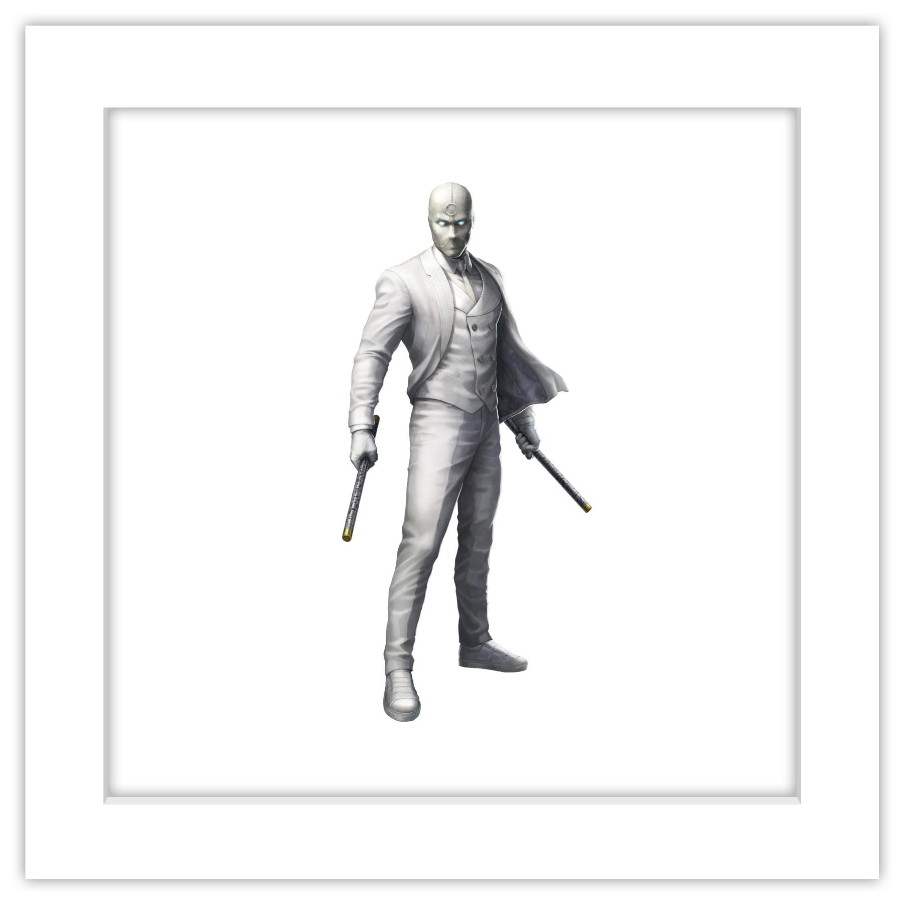 Gallery Pops Marvel Moon Knight - Mr. Knight Wall Art, White Framed ...