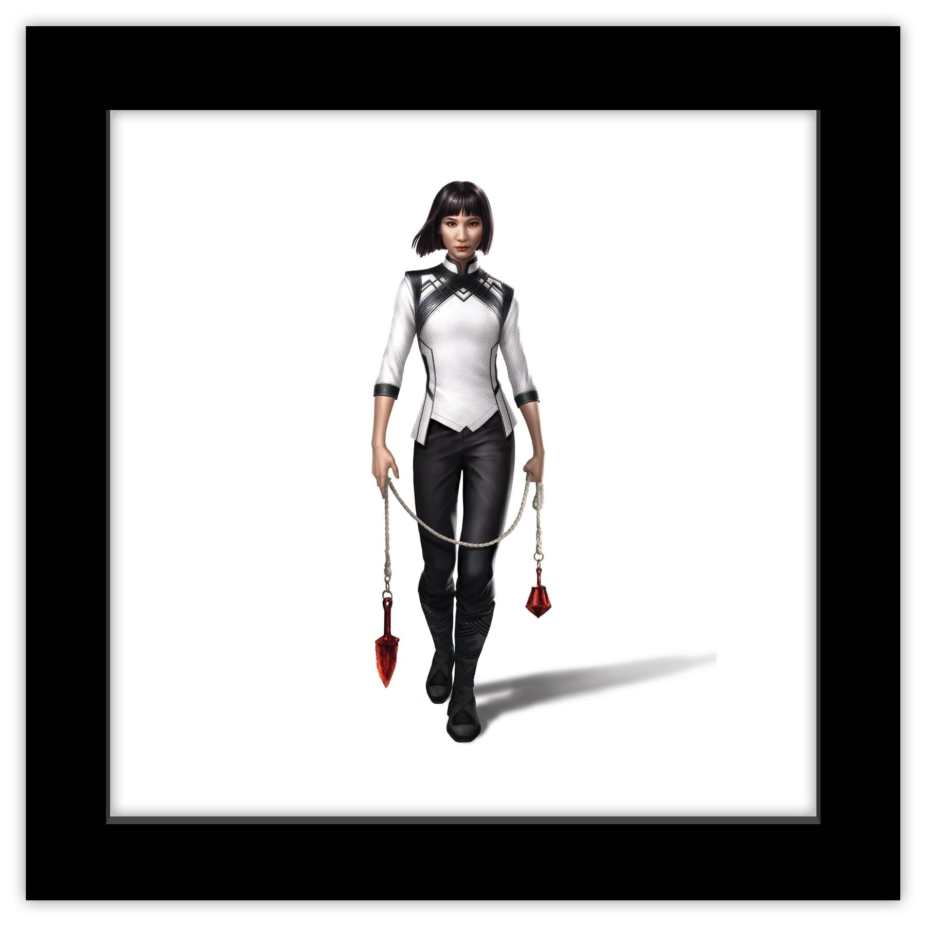 Gallery Pops Marvel Shang-Chi And The Legend of the Ten Rings - Xia Ling Wall Art, Black Framed ...