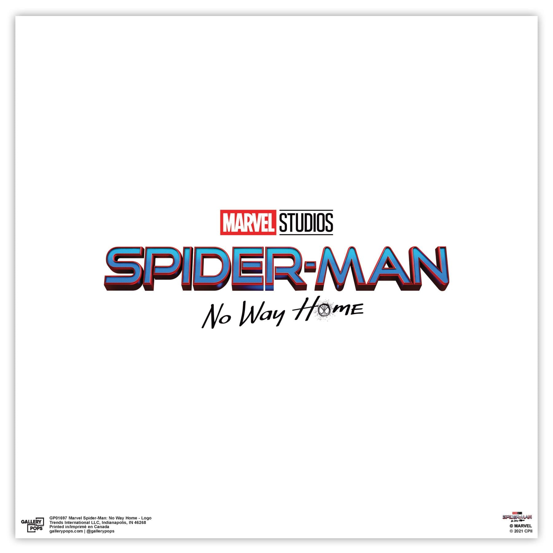 Gallery Pops Marvel Spider-Man: No Way Home - Logo Wall Art, Unframed ...