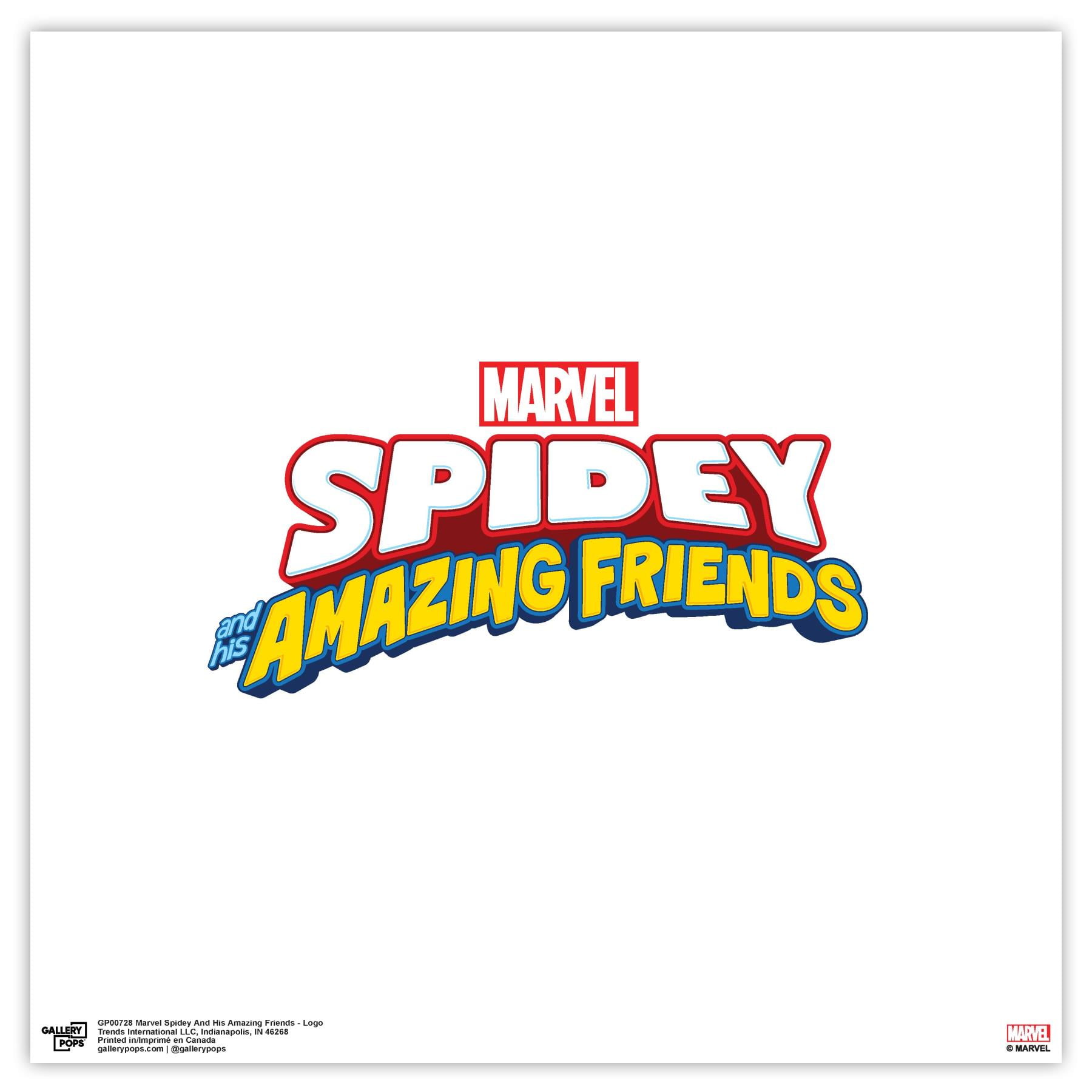 Gallery Pops Marvel Spidey And His Amazing Friends - Logo Wall Art ...