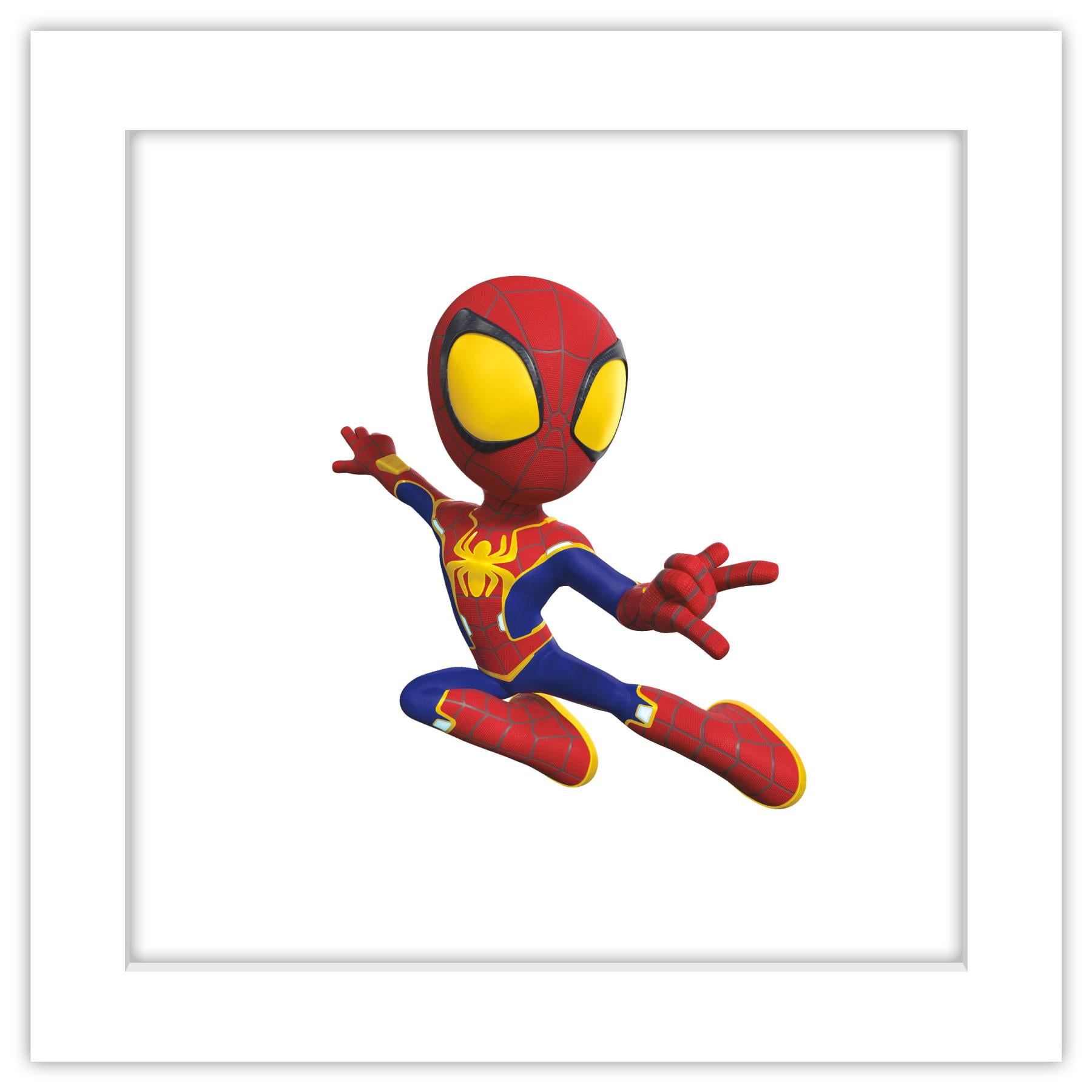 Gallery Pops Marvel Spidey and His Amazing Friend: Web-Spinners - Spidey Wall Art, White Framed ...