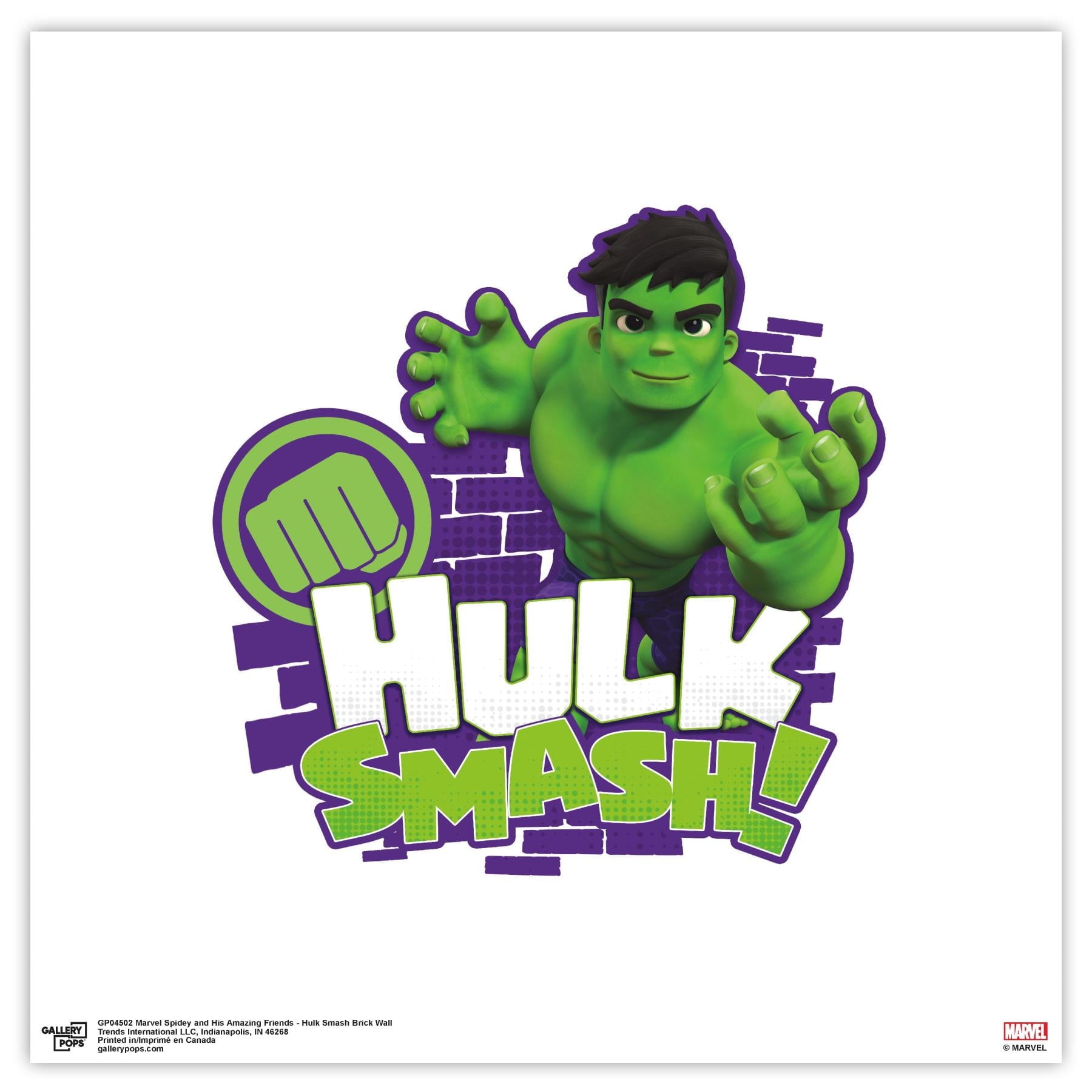 Gallery Pops Marvel Spidey and His Amazing Friends - Hulk Smash Brick ...
