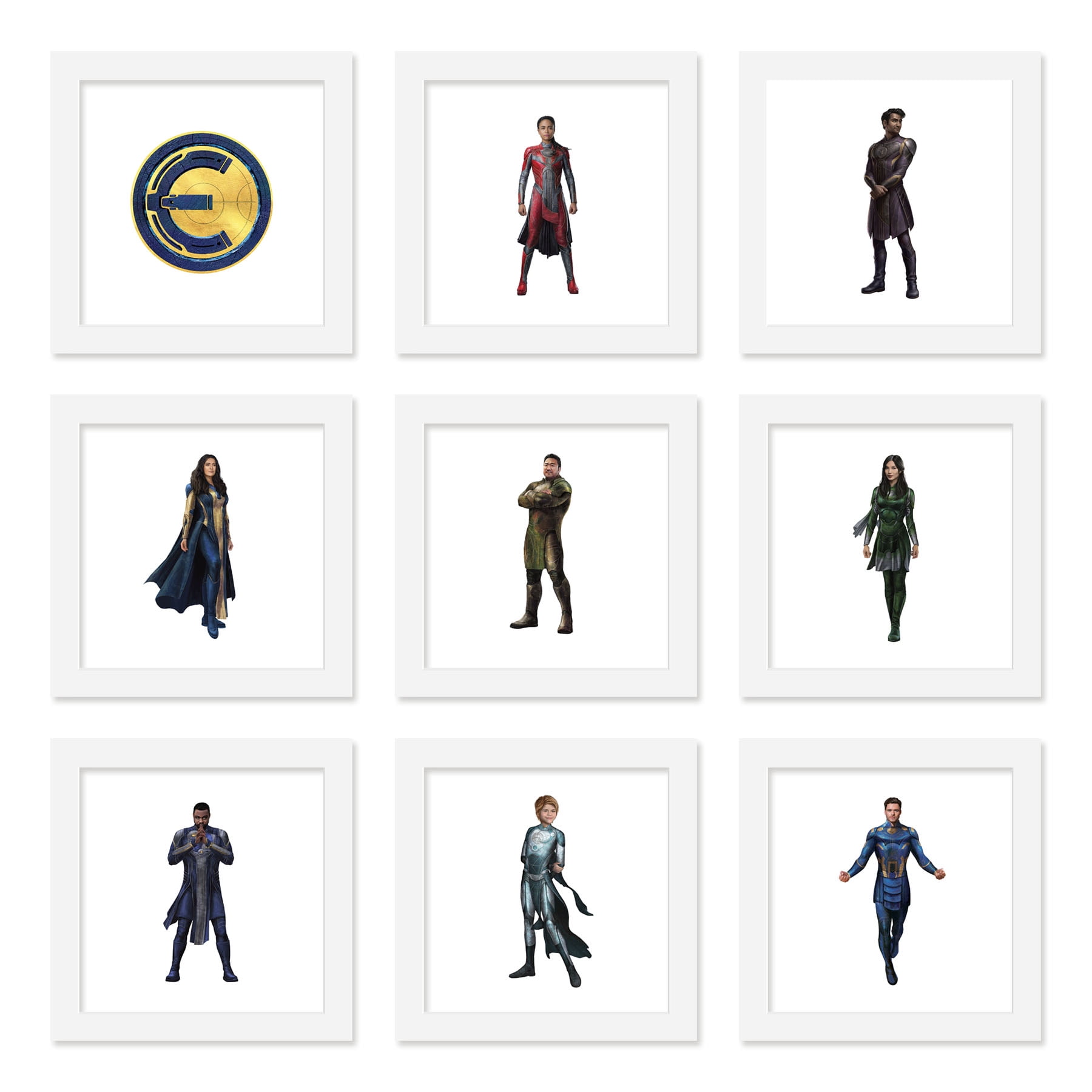 Gallery Pops Marvel The Eternals - Characters Wall Art Bundle (9-Pack ...