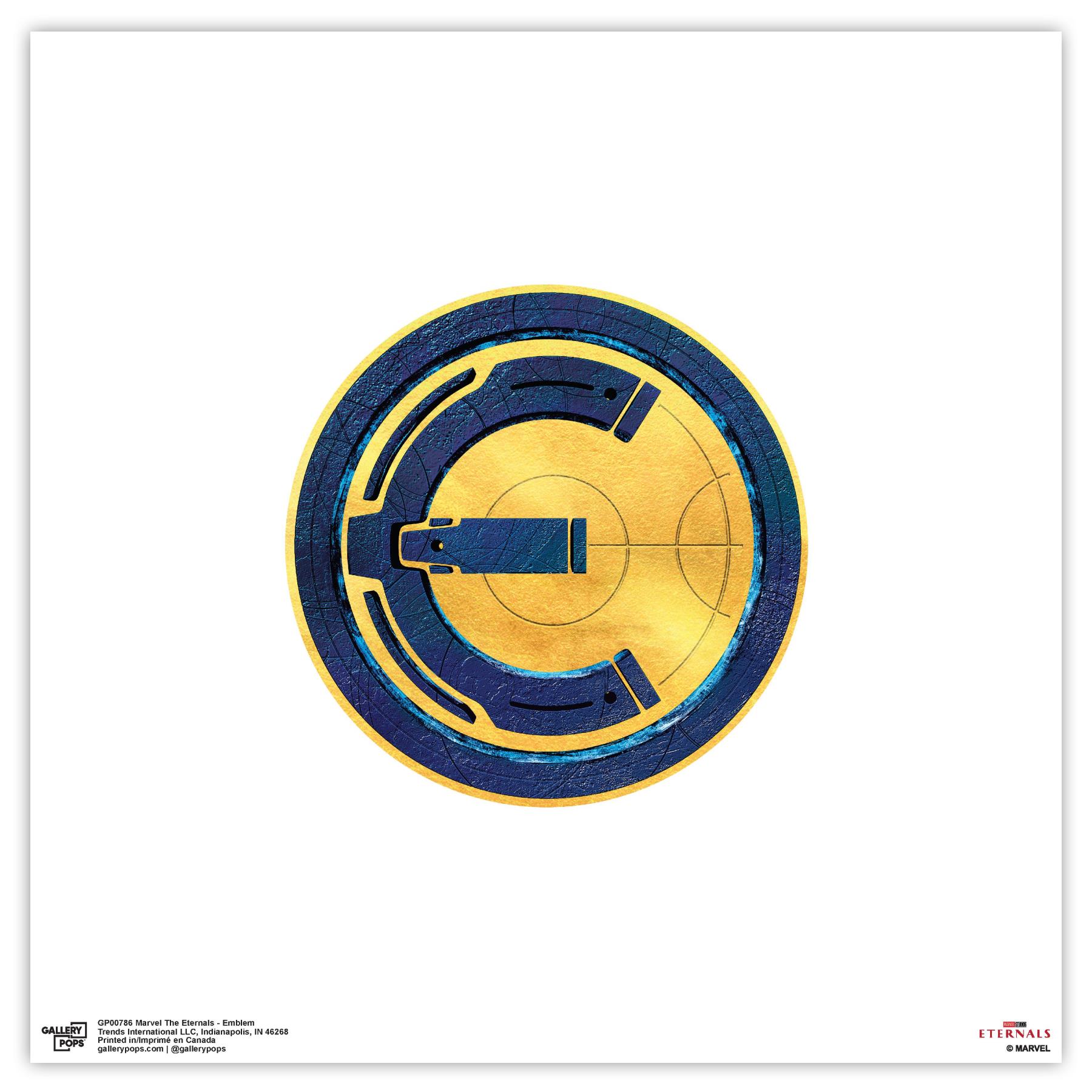 Gallery Pops Marvel The Eternals - Emblem Wall Art, Unframed Version ...