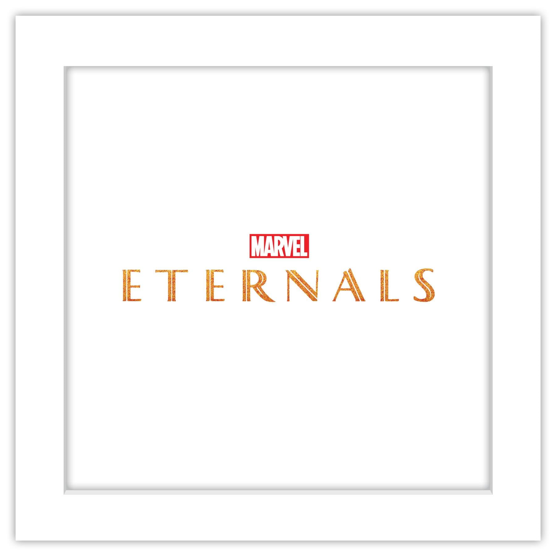 Gallery Pops Marvel The Eternals - Logo Wall Art, White Framed Version ...