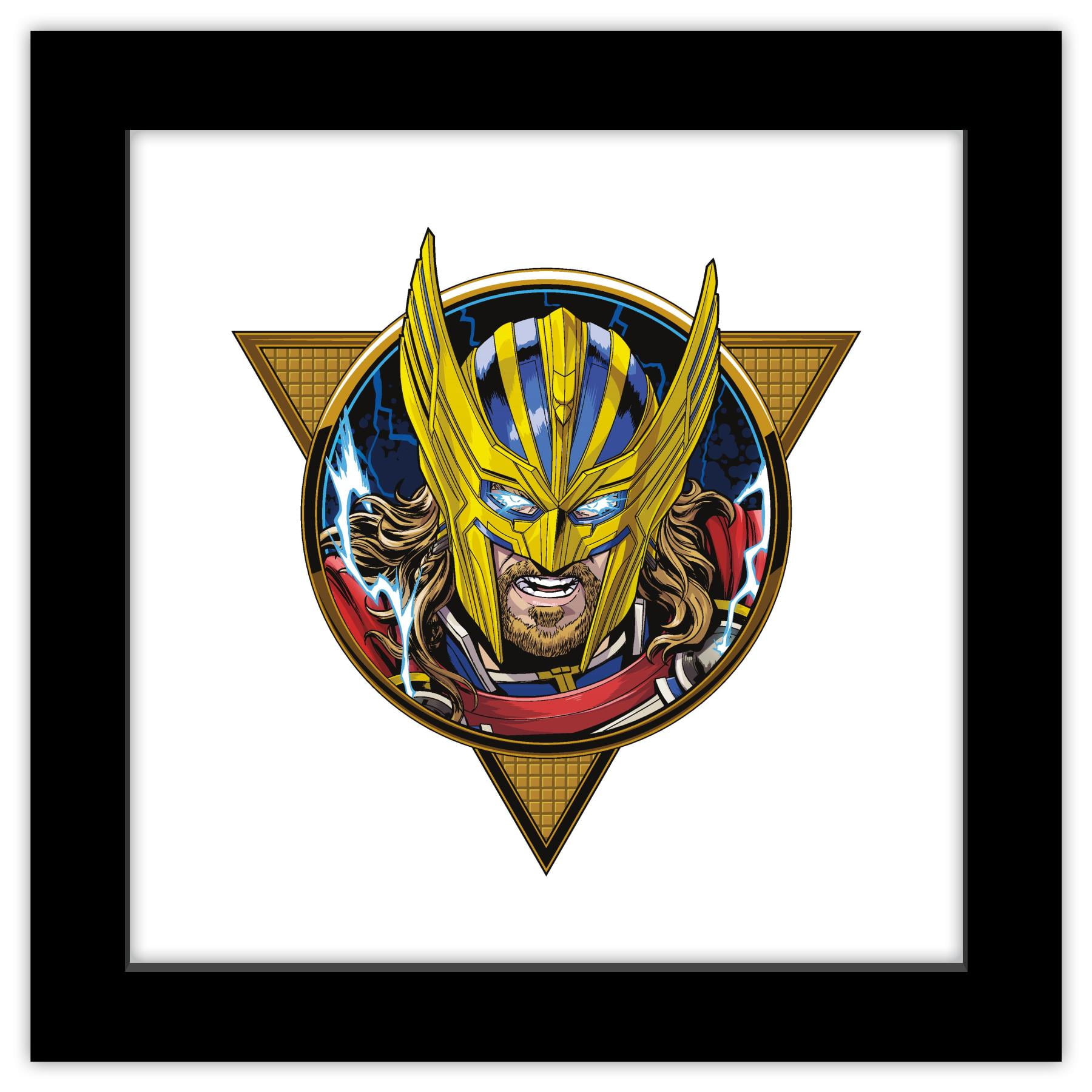 Gallery Pops Marvel Thor: Love and Thunder - Golden Armor Badge Wall ...