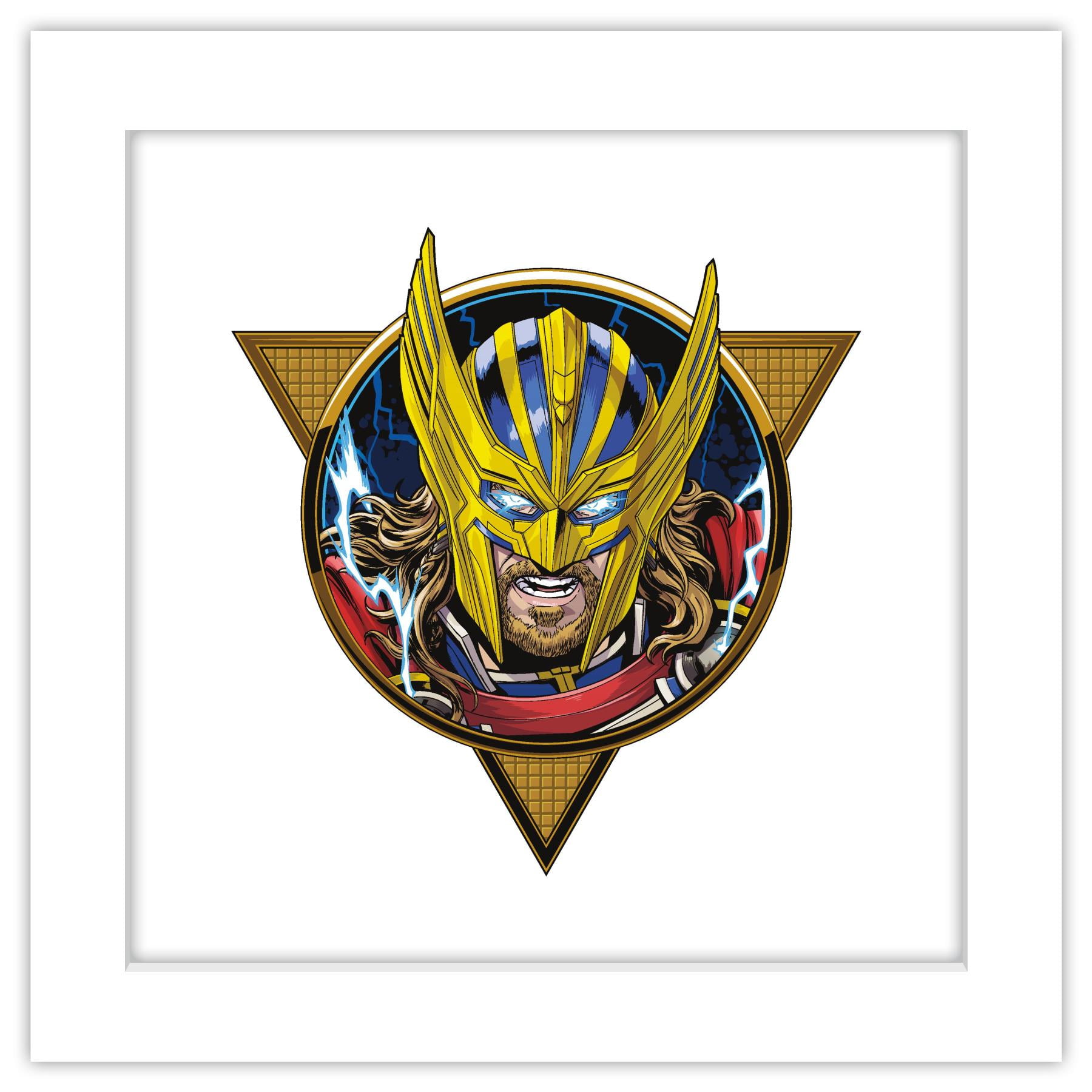 Gallery Pops Marvel Thor: Love and Thunder - Golden Armor Badge Wall ...