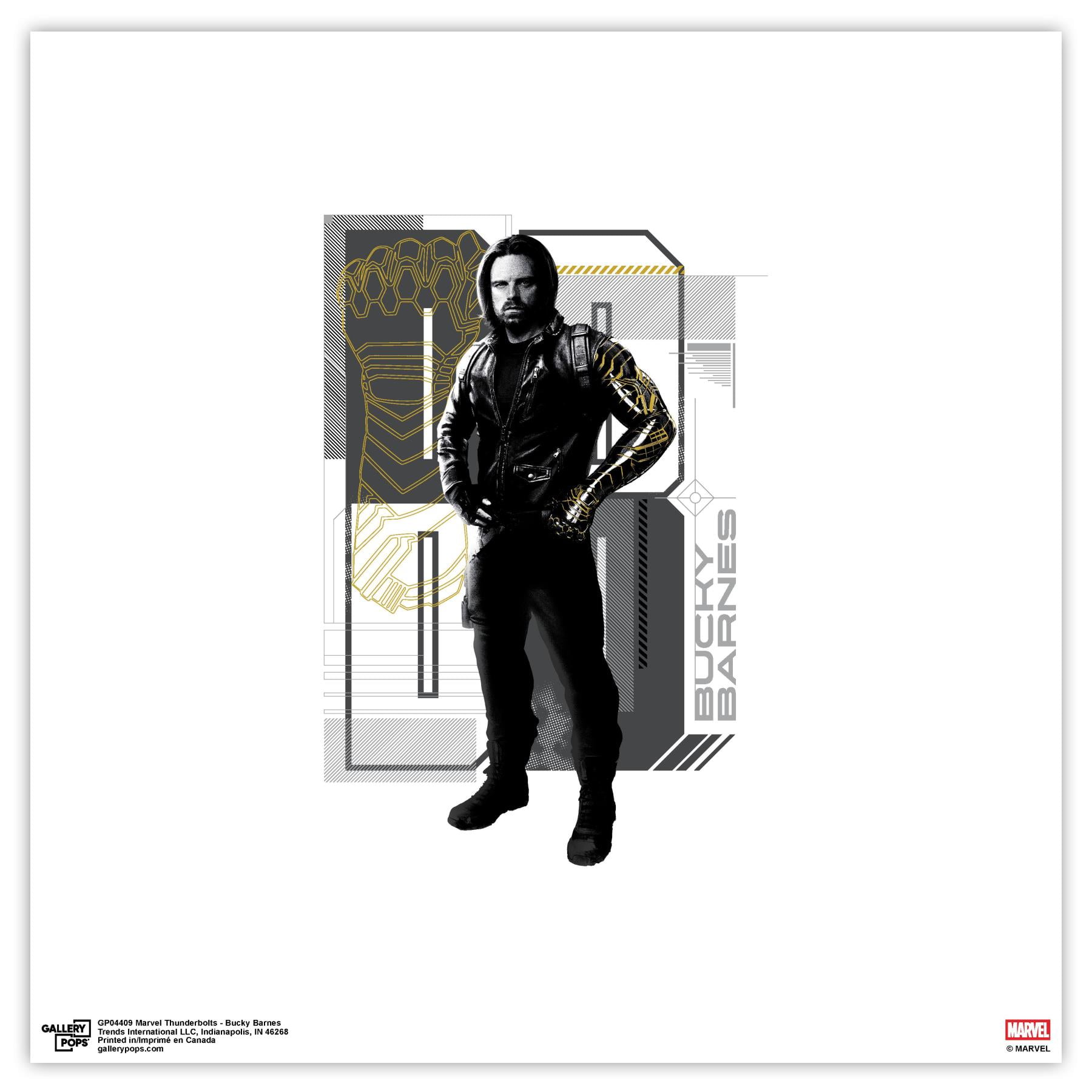 Gallery Pops Marvel Thunderbolts - Bucky Barnes Wall Art, Unframed ...