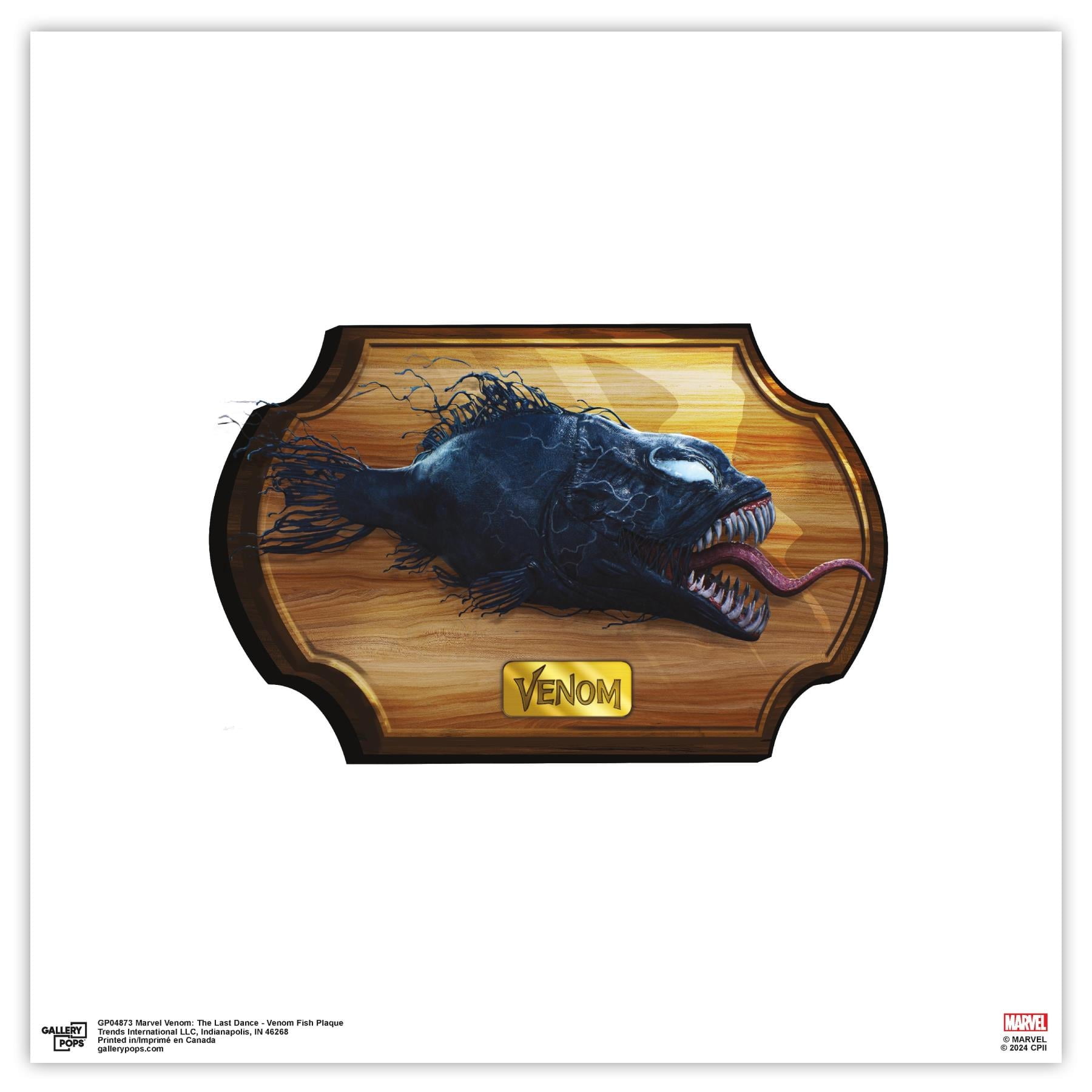 Gallery Pops Marvel Venom: The Last Dance - Venom Fish Plaque Wall Art ...