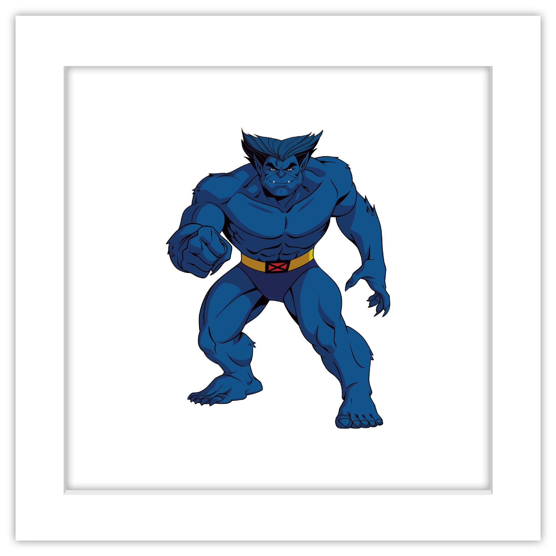 Gallery Pops Marvel X-Men '97 - Beast Character Art Wall Art, White ...