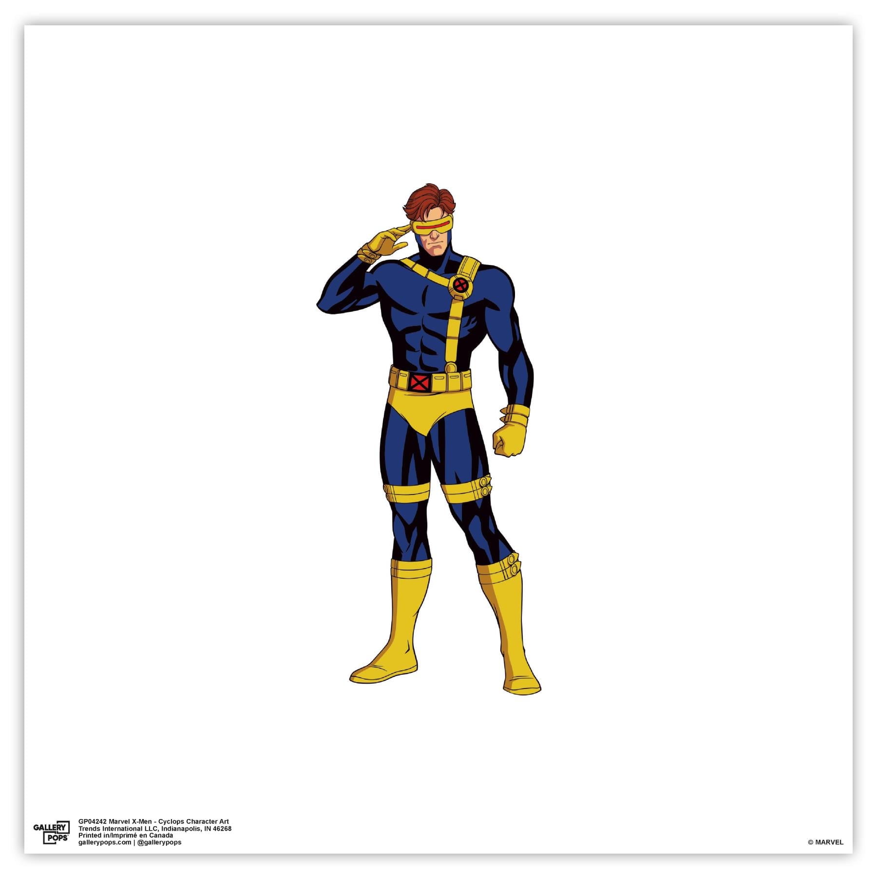 Gallery Pops Marvel X-Men '97 - Cyclops Character Art Wall Art ...