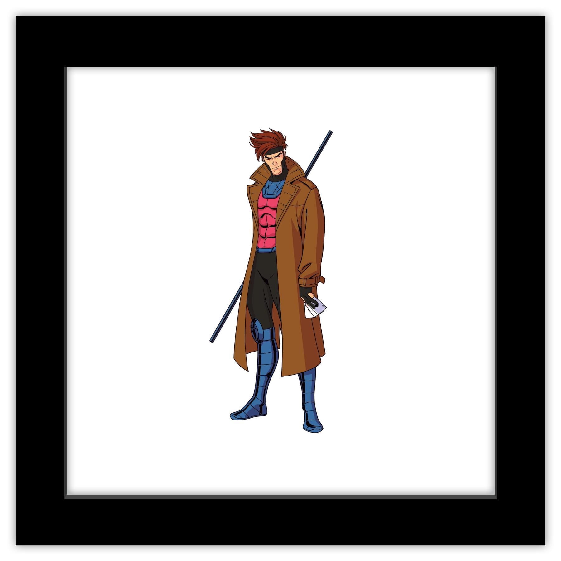 Gallery Pops Marvel X-Men '97 - Gambit Character Art Wall Art, Black ...