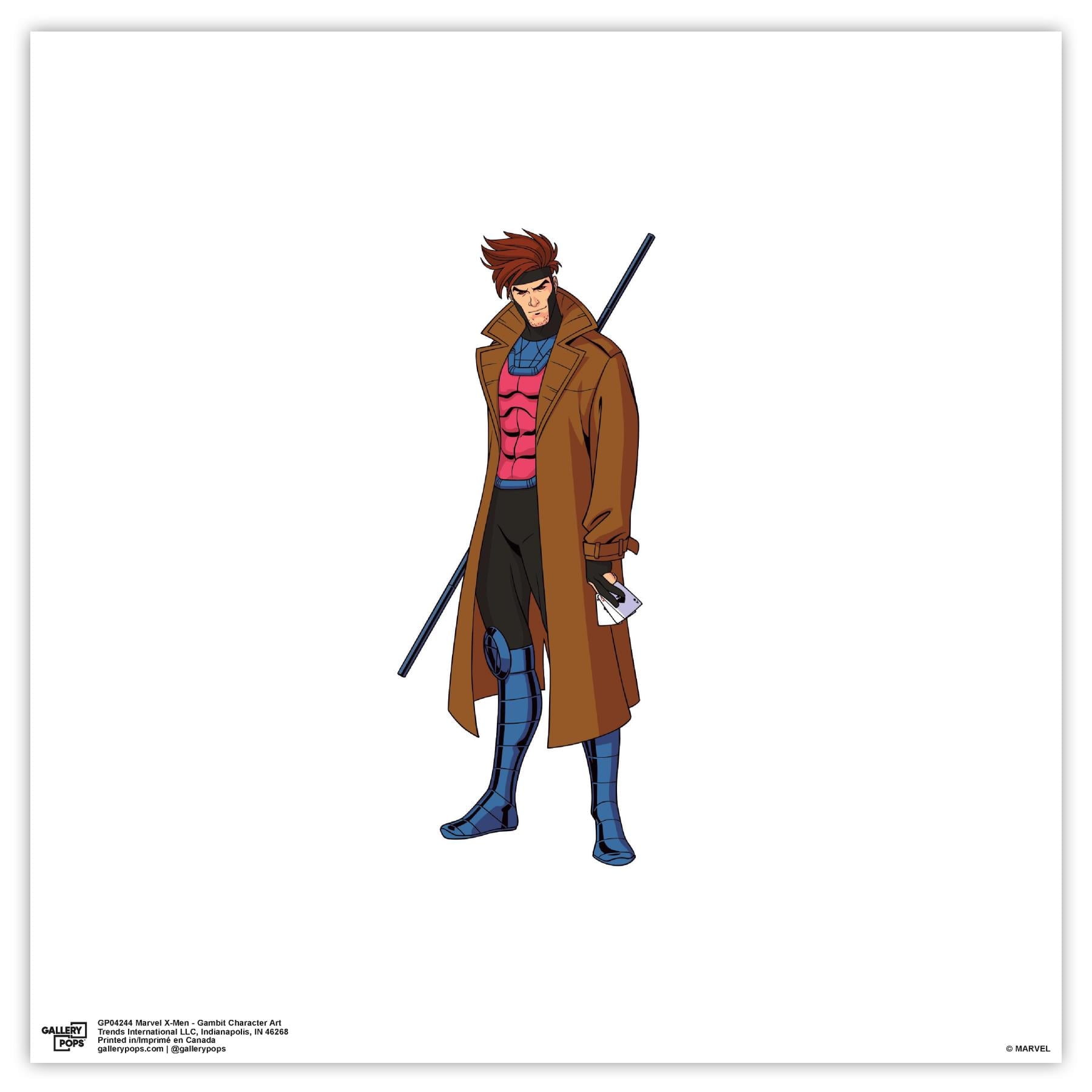 Gallery Pops Marvel X-Men '97 - Gambit Character Art Wall Art, Unframed ...