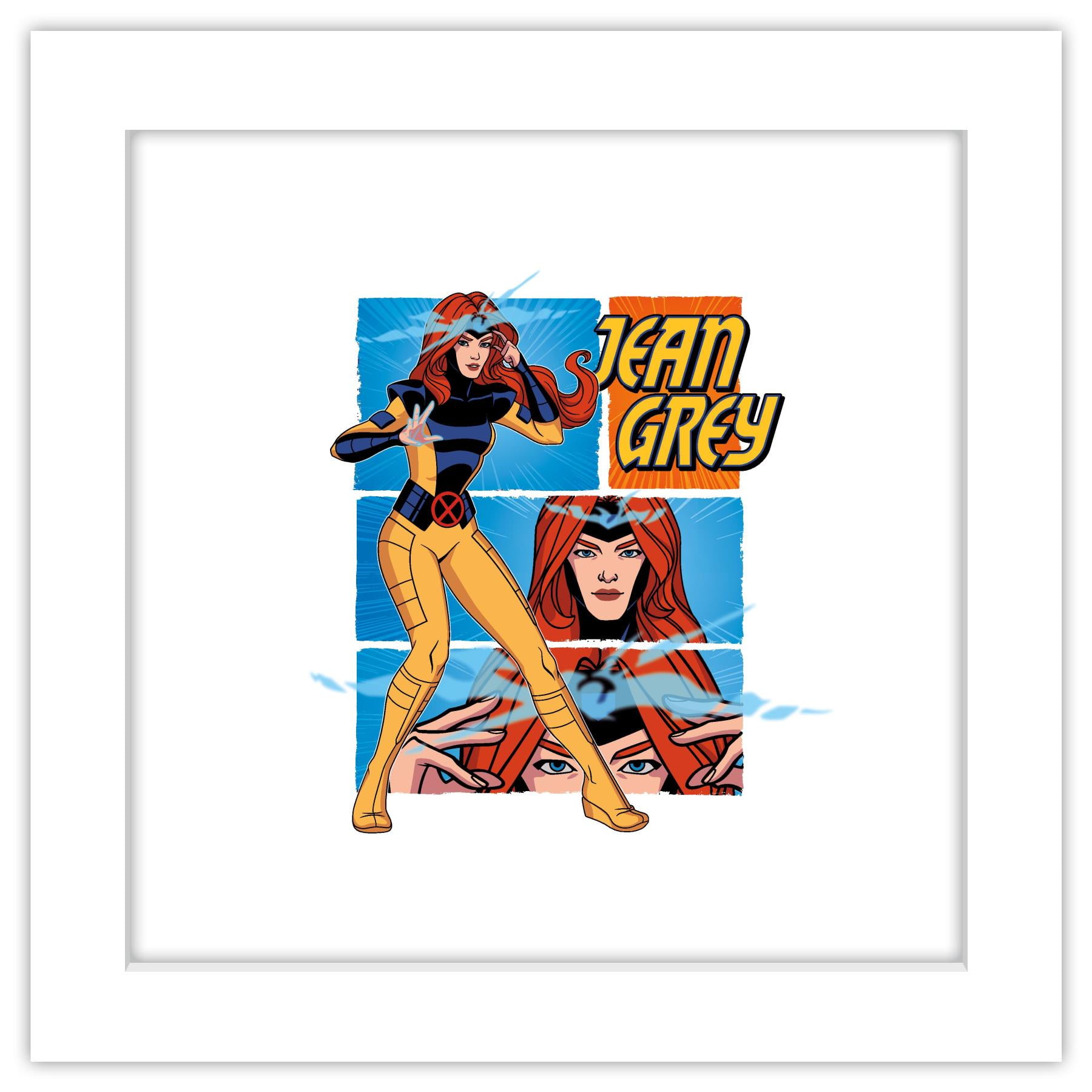 Gallery Pops Marvel X-Men '97 - Jean Grey Frame Break Wall Art, White ...