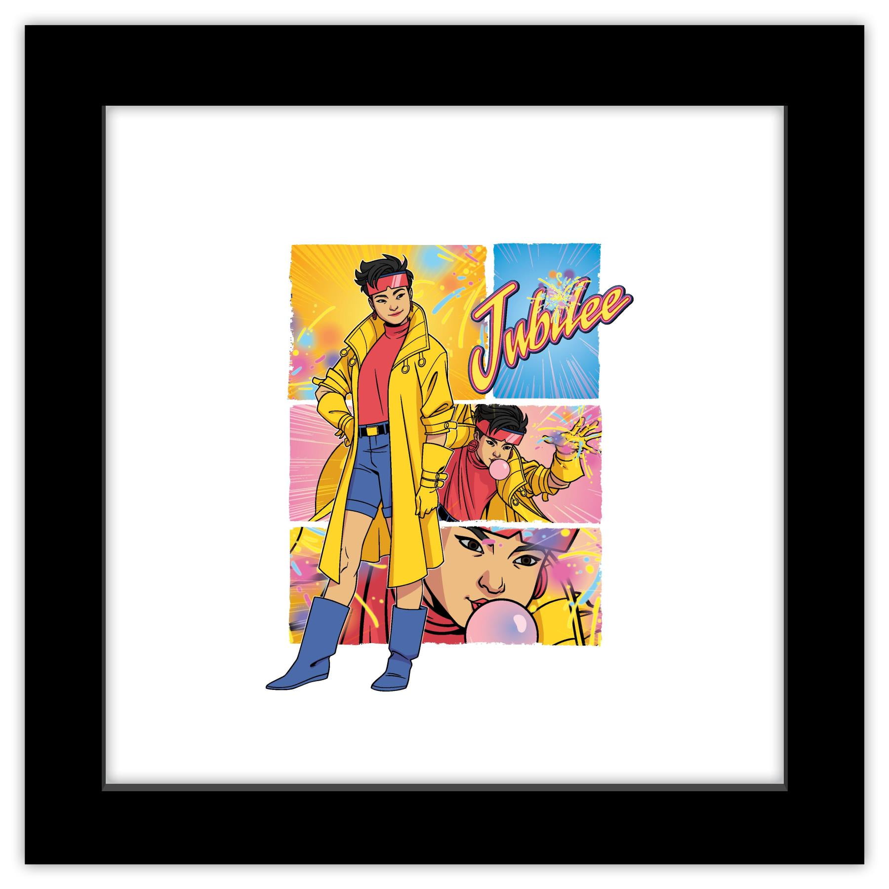 Gallery Pops Marvel X-Men '97 - Jubilee Frame Break Wall Art, Black ...