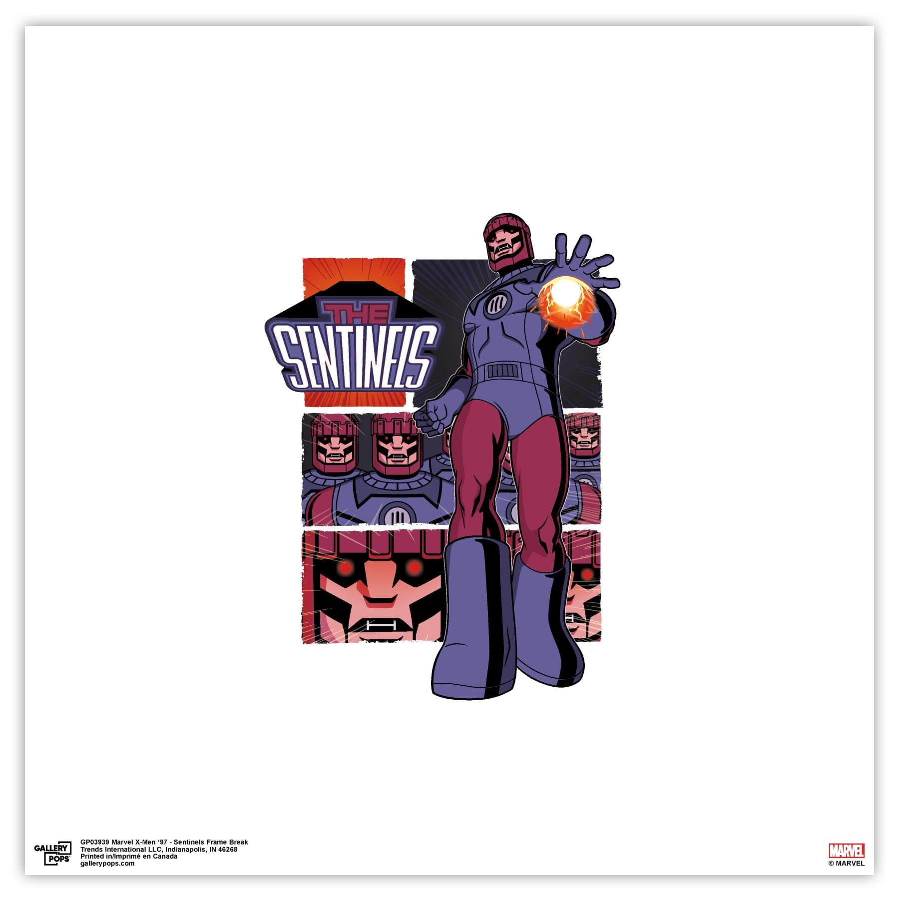 Gallery Pops Marvel X-Men '97 - Sentinels Frame Break Wall Art ...