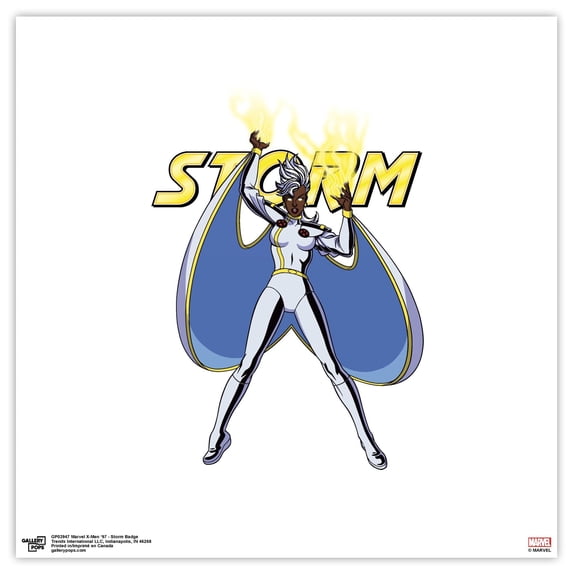 Gallery Pops Marvel X-Men '97 - Storm Badge Wall Art, Unframed Version ...