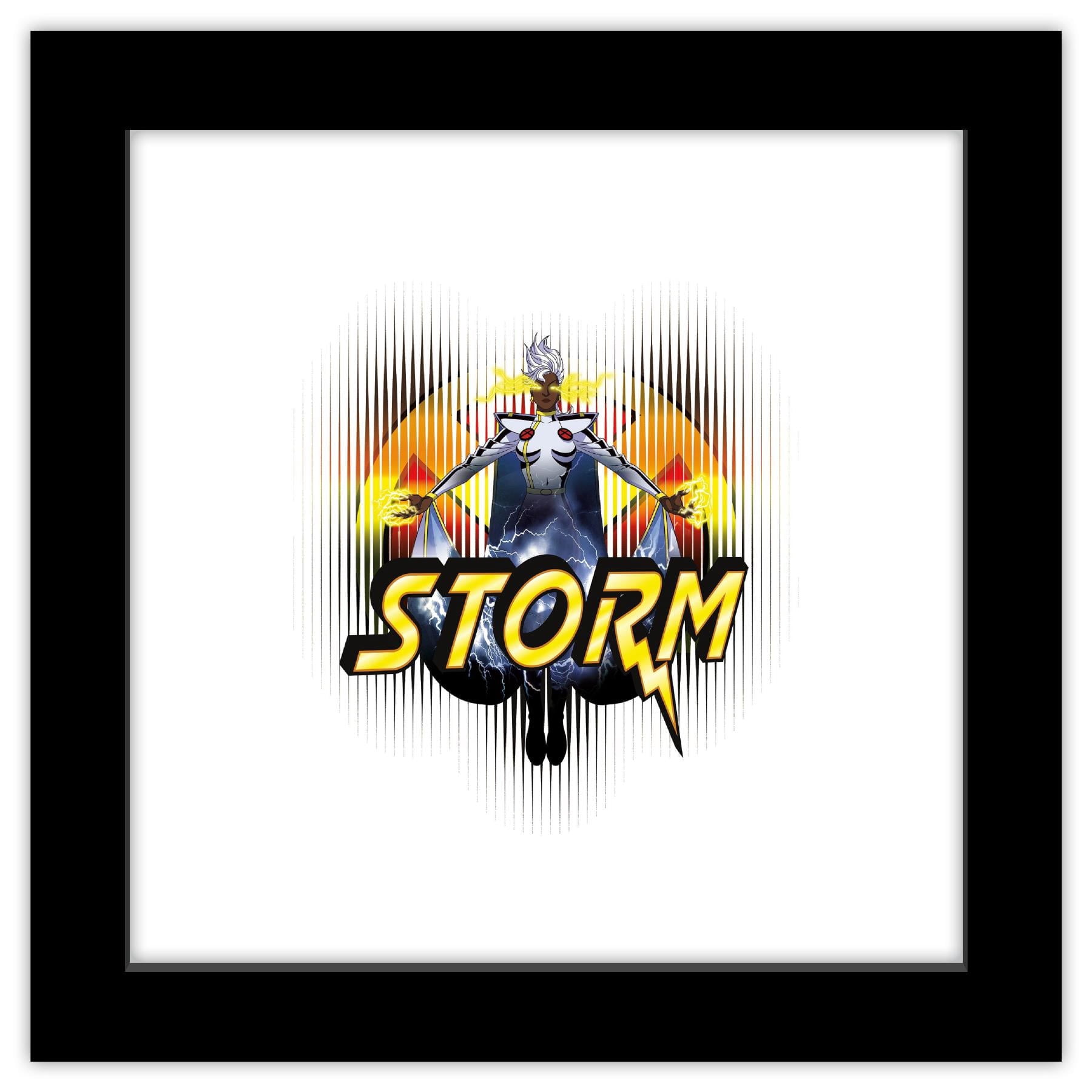 Gallery Pops Marvel X-Men '97 - Storm Lightning Badge Wall Art, Black ...